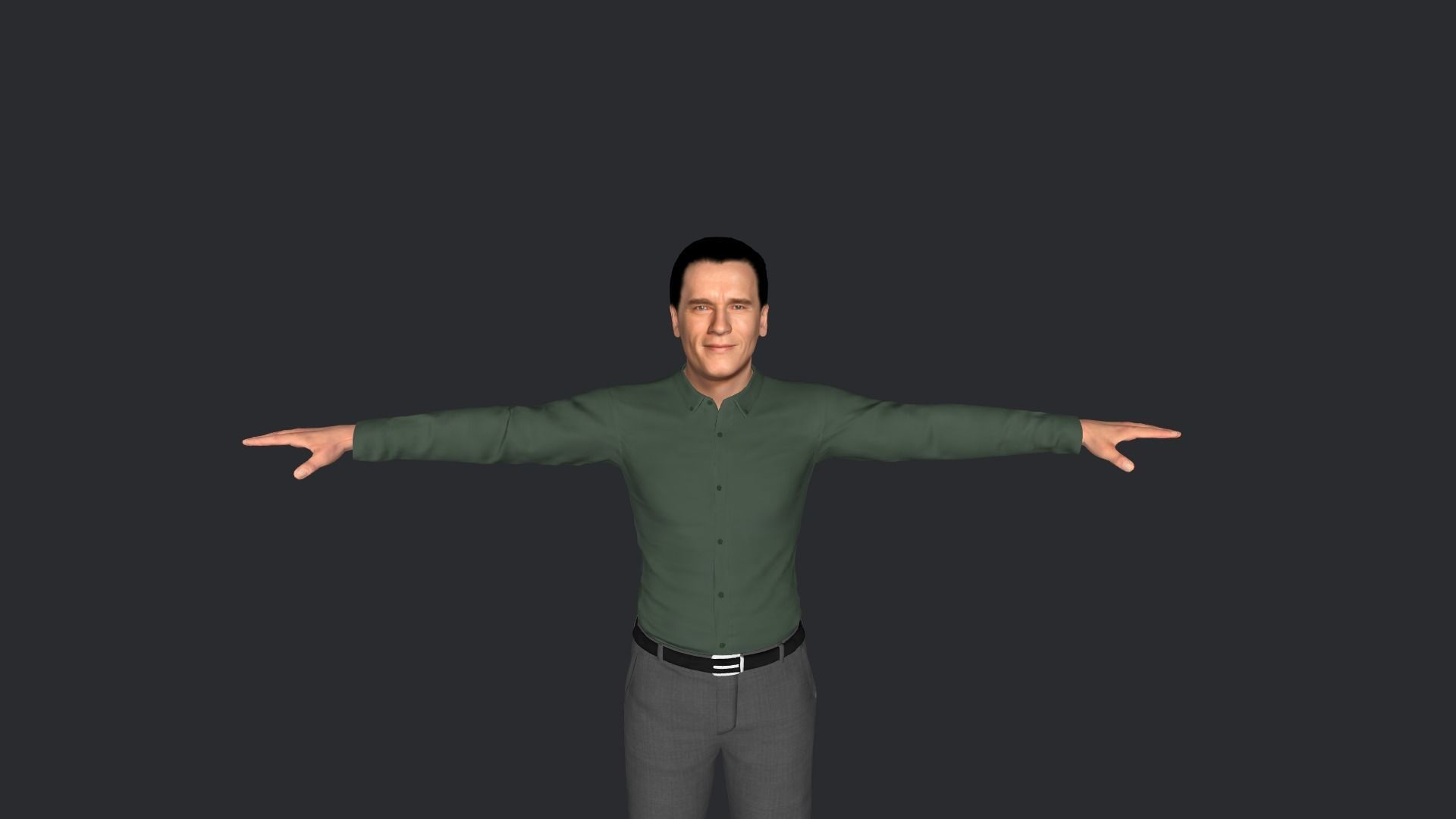 arnold schwarzenegger Hyper Realistic Full Body Rigged Character 3D ...
