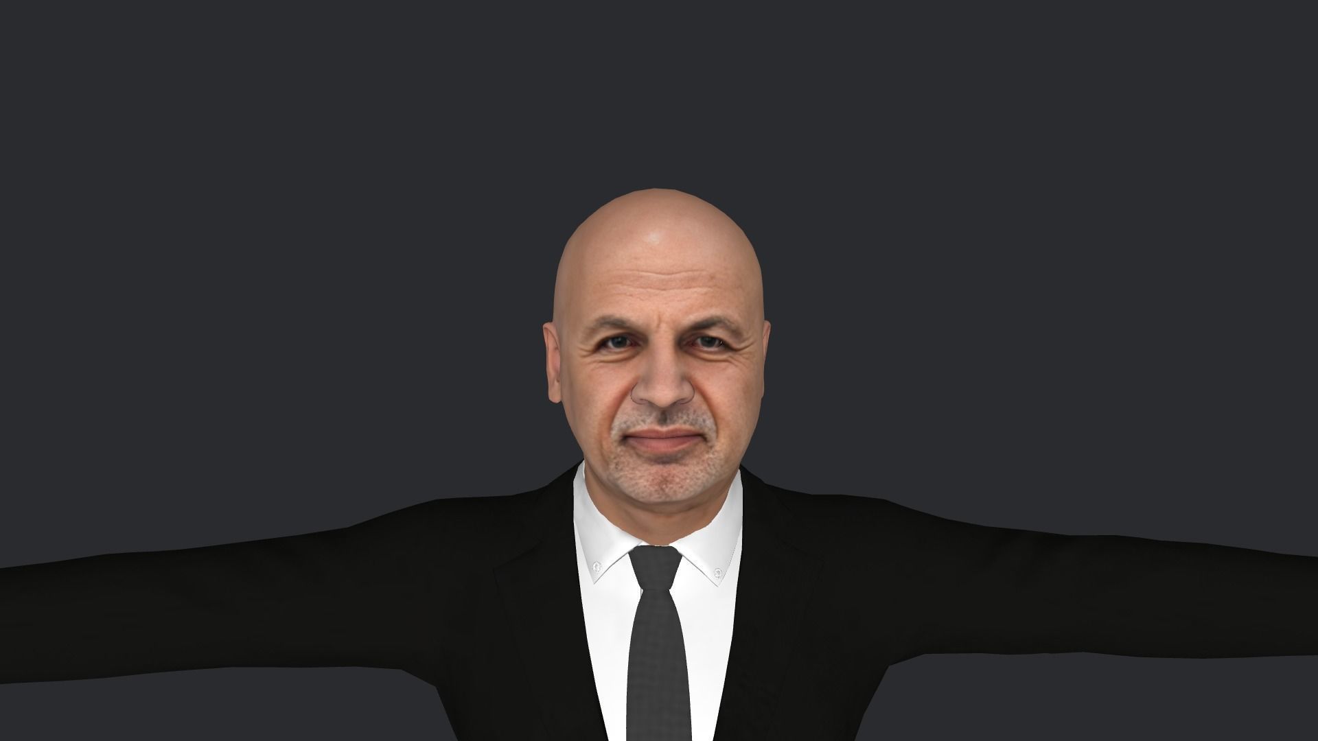 Ashraf Ghani Hyper Realistic Full Body Rigged Character 3D model ...