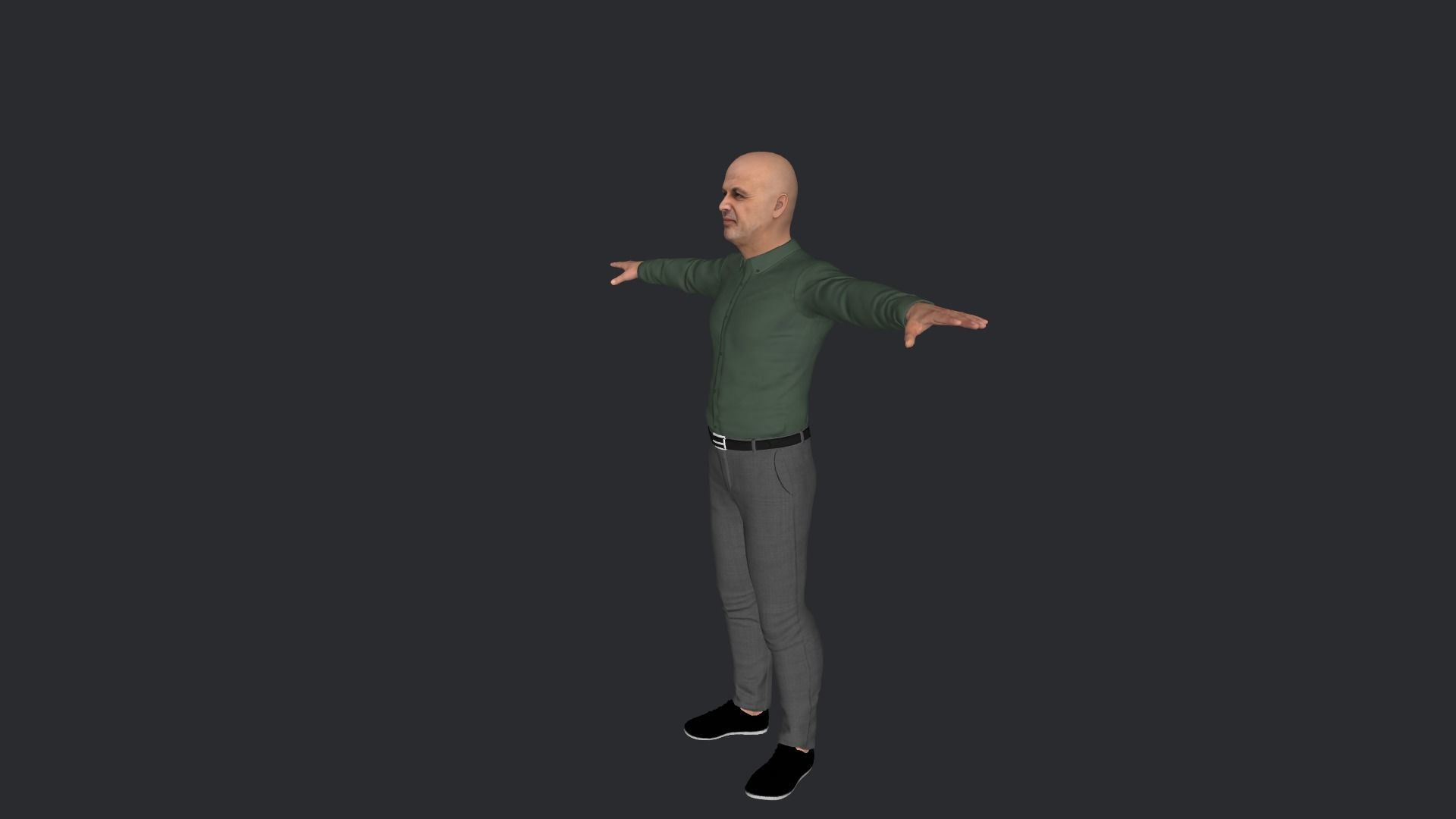 Ashraf Ghani Hyper Realistic Full Body Rigged Character 3D model ...