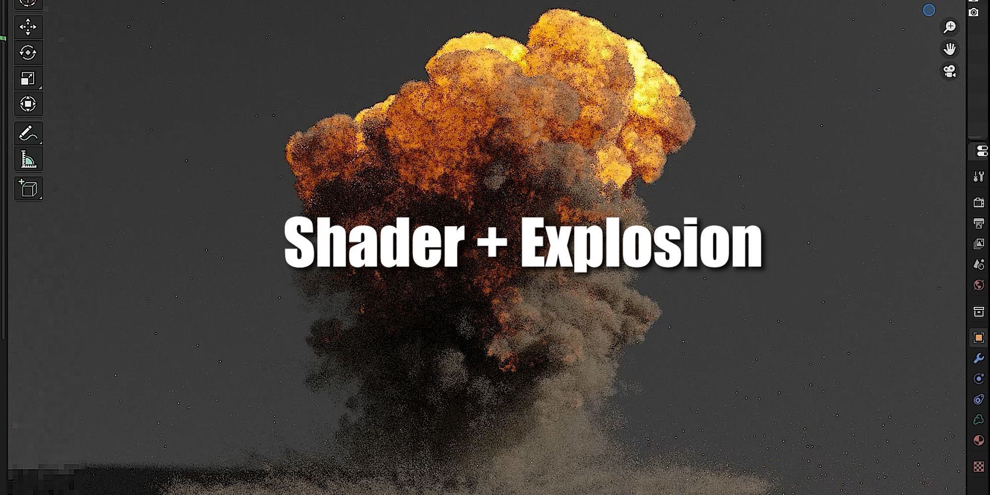Blender Smoke and Fire Shader and Free Explosion 3D Model 3D model | CGTrader
