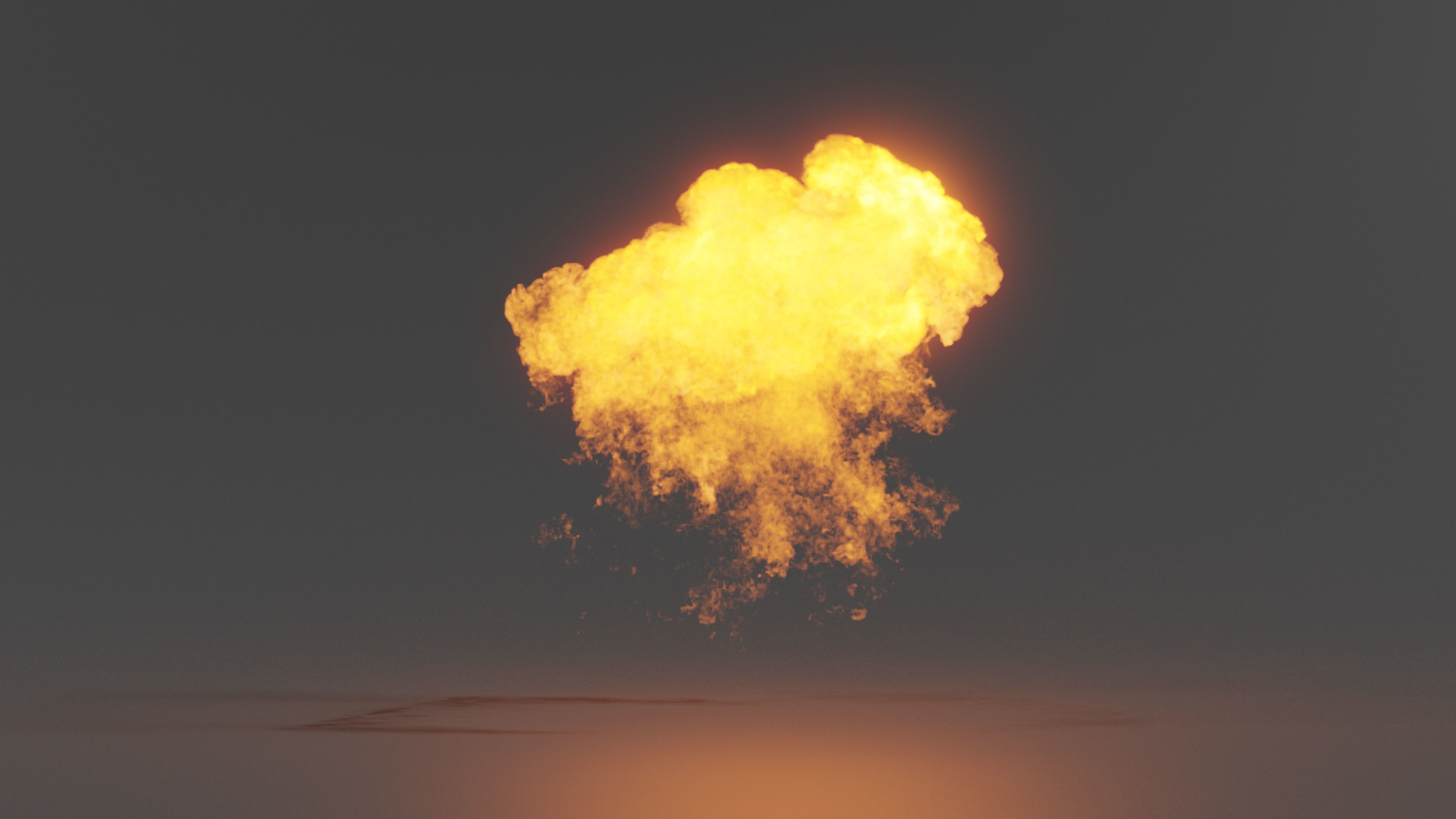 Blender Smoke and Fire Shader and Free Explosion 3D Model 3D model | CGTrader