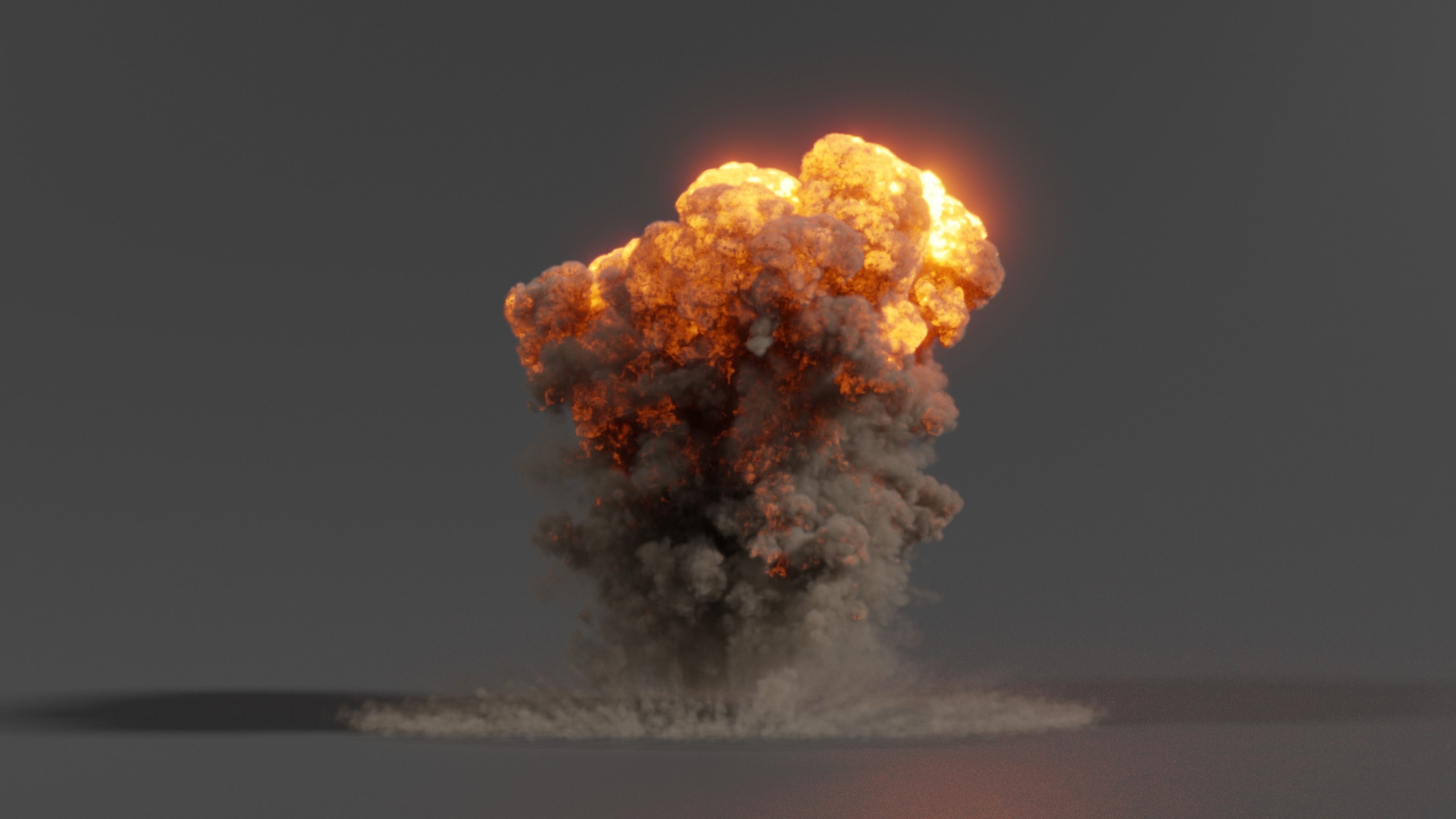 Blender Smoke and Fire Shader and Free Explosion 3D Model 3D model | CGTrader