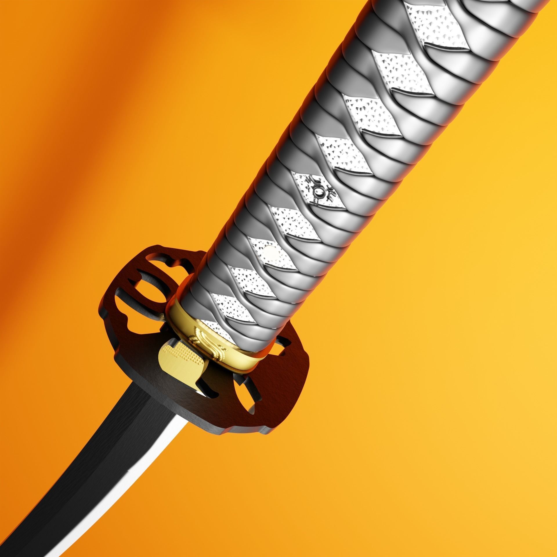 Yami Demon Slasher Sword from Black Clover free 3D model 3D printable ...