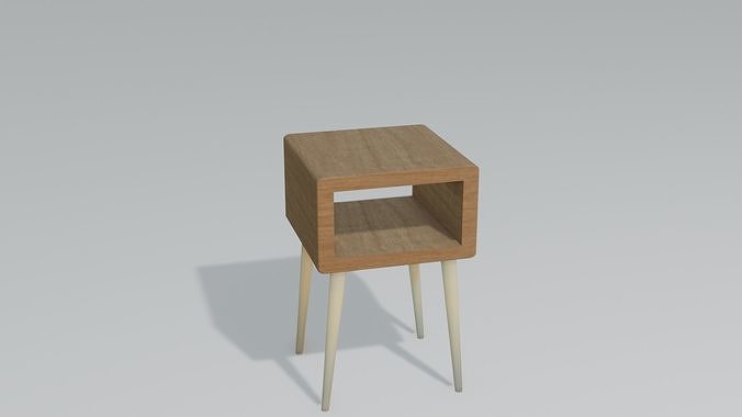 Bedside Table free 3D model | CGTrader
