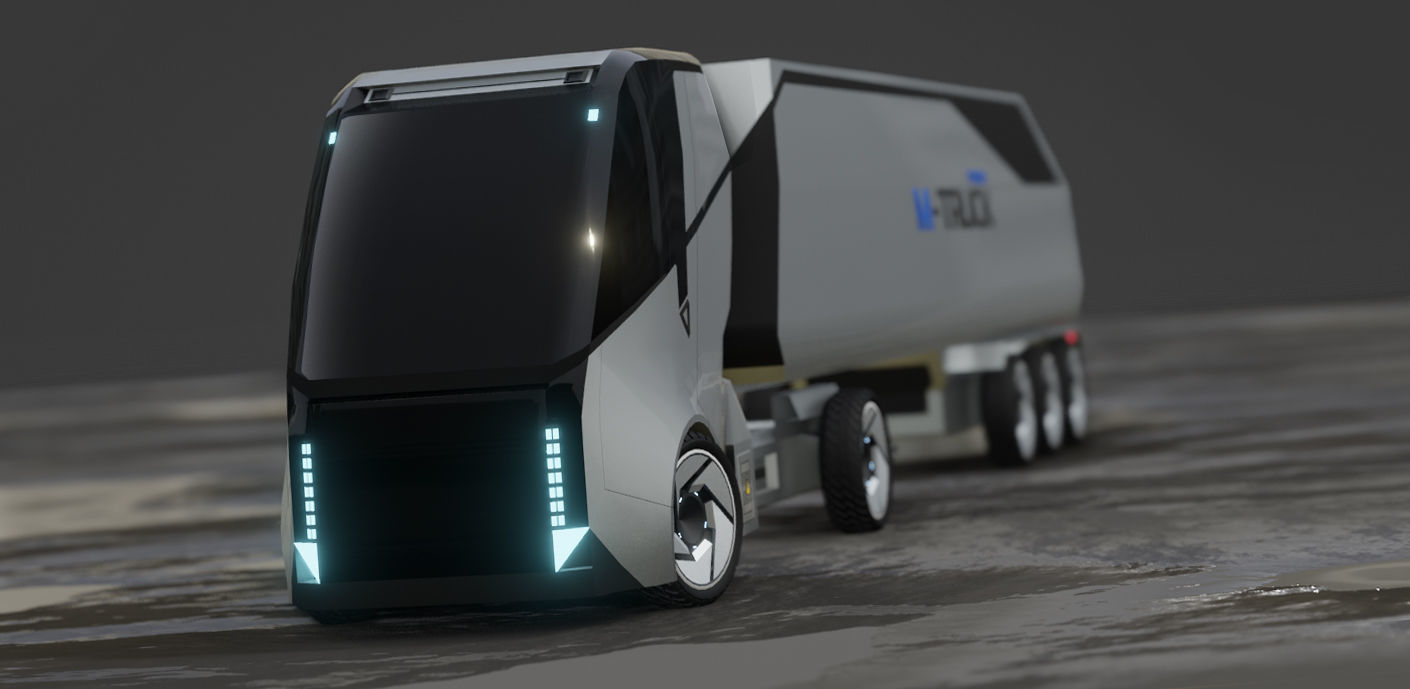 TC truck concept model 3D model | CGTrader