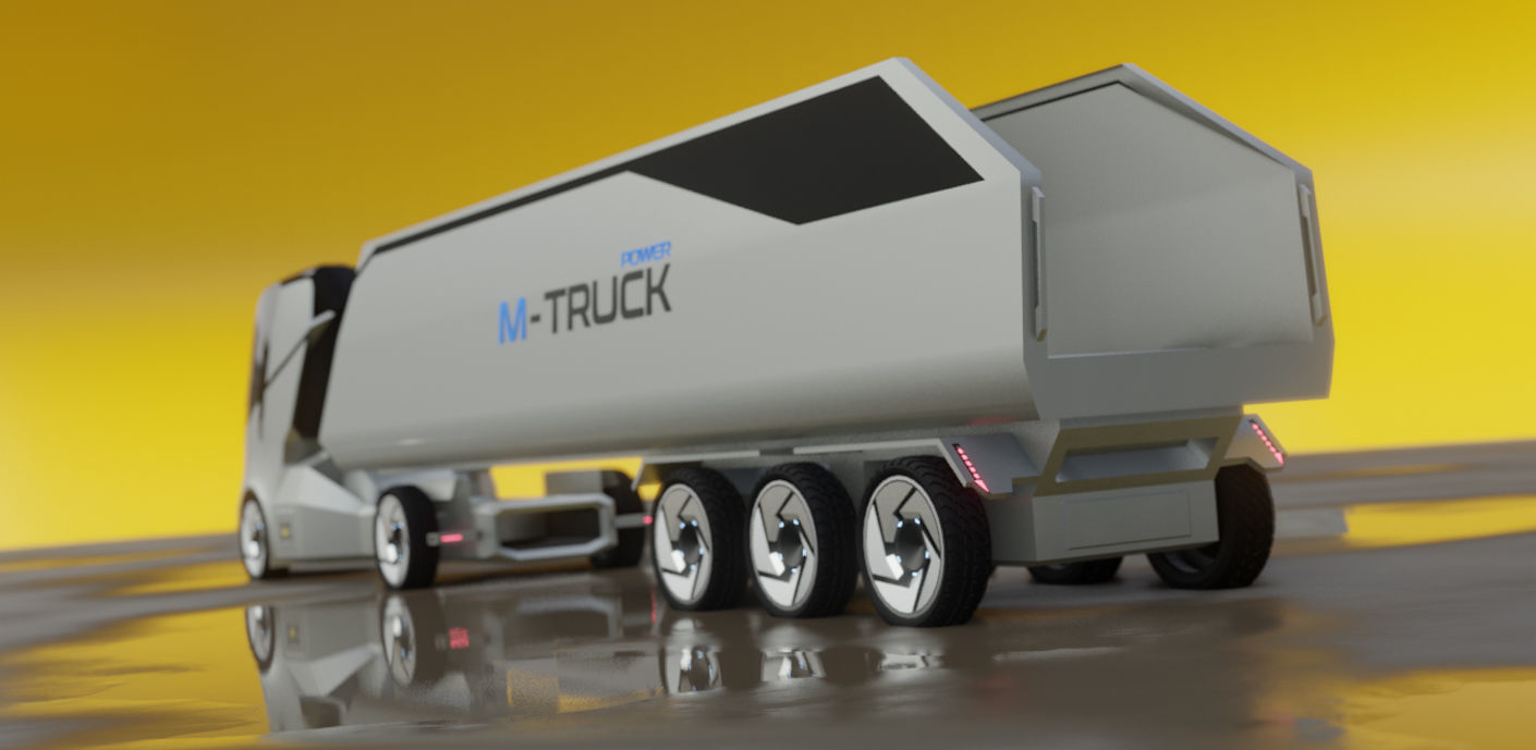TC truck concept model 3D model | CGTrader
