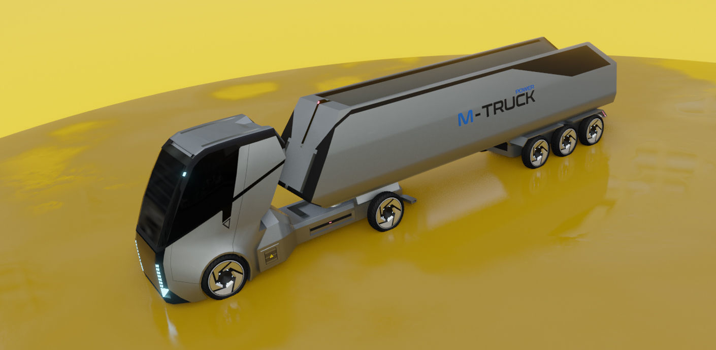 TC truck concept model 3D model | CGTrader