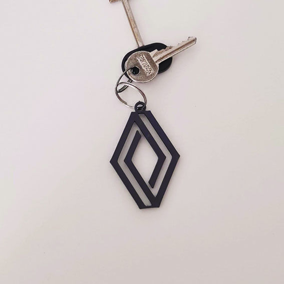 Renault III Keychain 3D model 3D printable | CGTrader