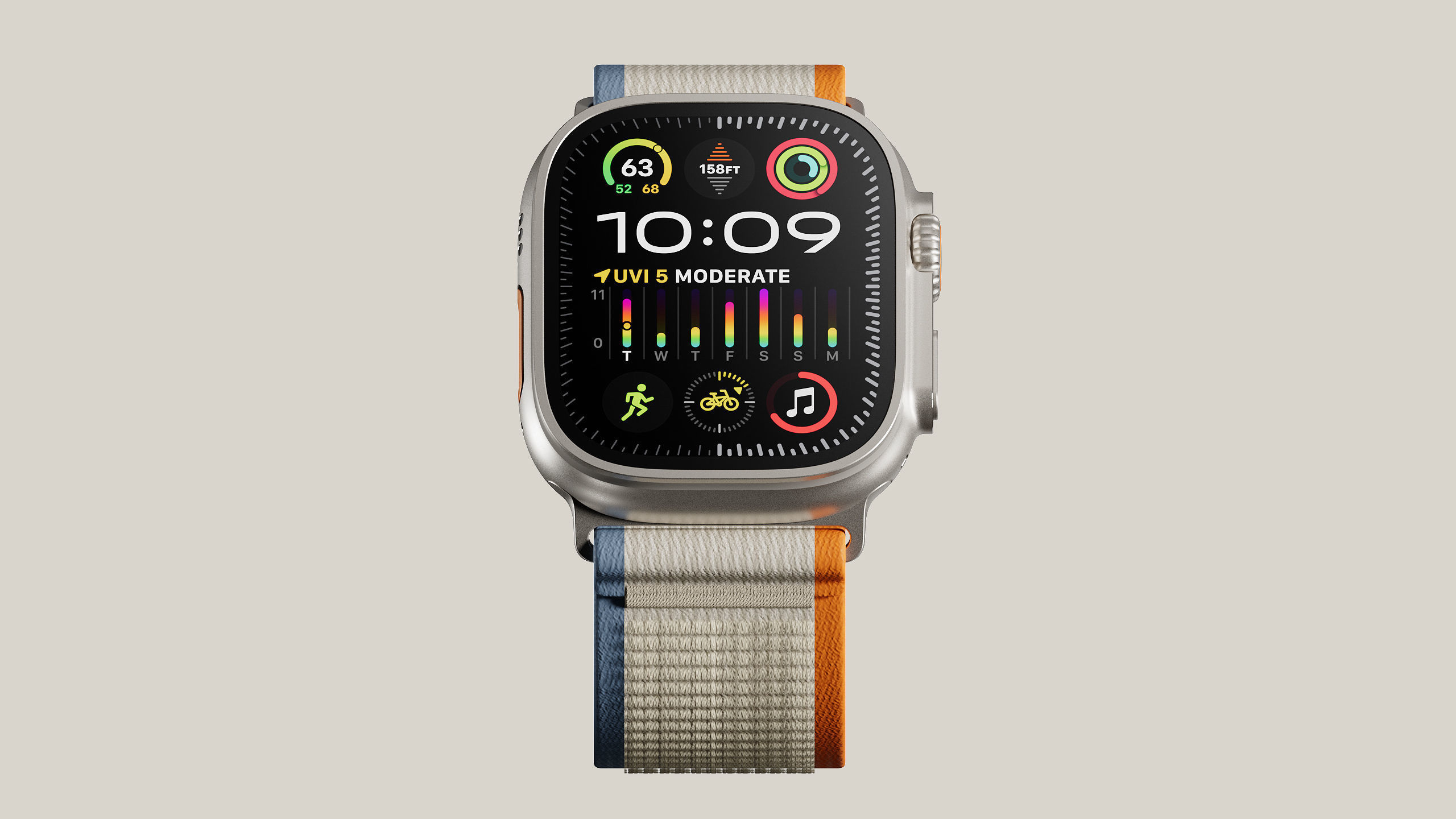 Apple Watch Ultra 2 - Two Bands Loops - HQ 3D Model 3D model | CGTrader