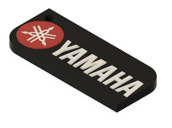 Yamaha I Keychain 3D model 3D printable | CGTrader
