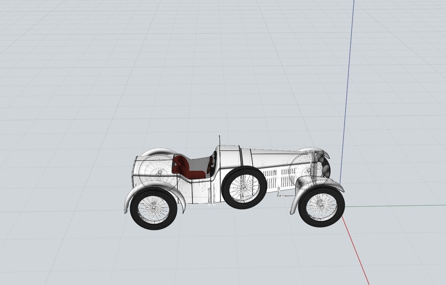 3D model Frazer Nash Old car VR / AR / low-poly | CGTrader