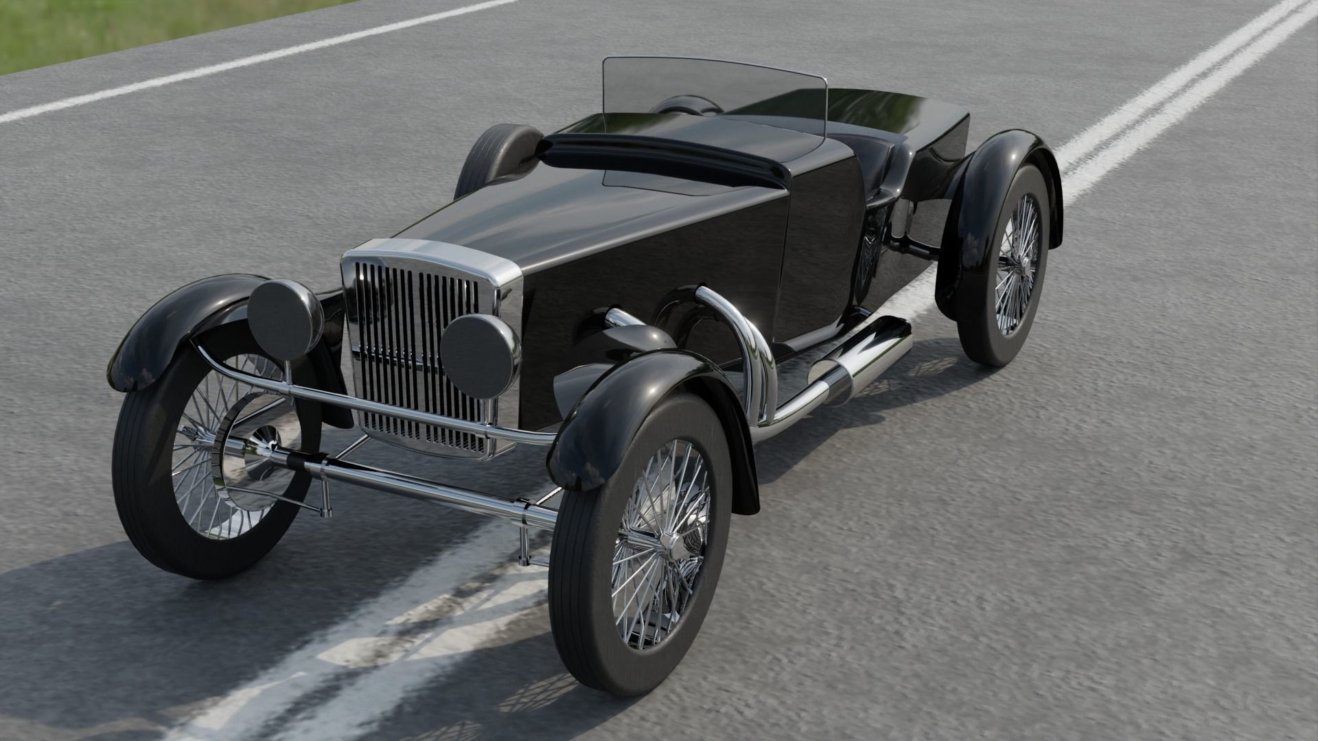 3D model Frazer Nash Old car VR / AR / low-poly | CGTrader