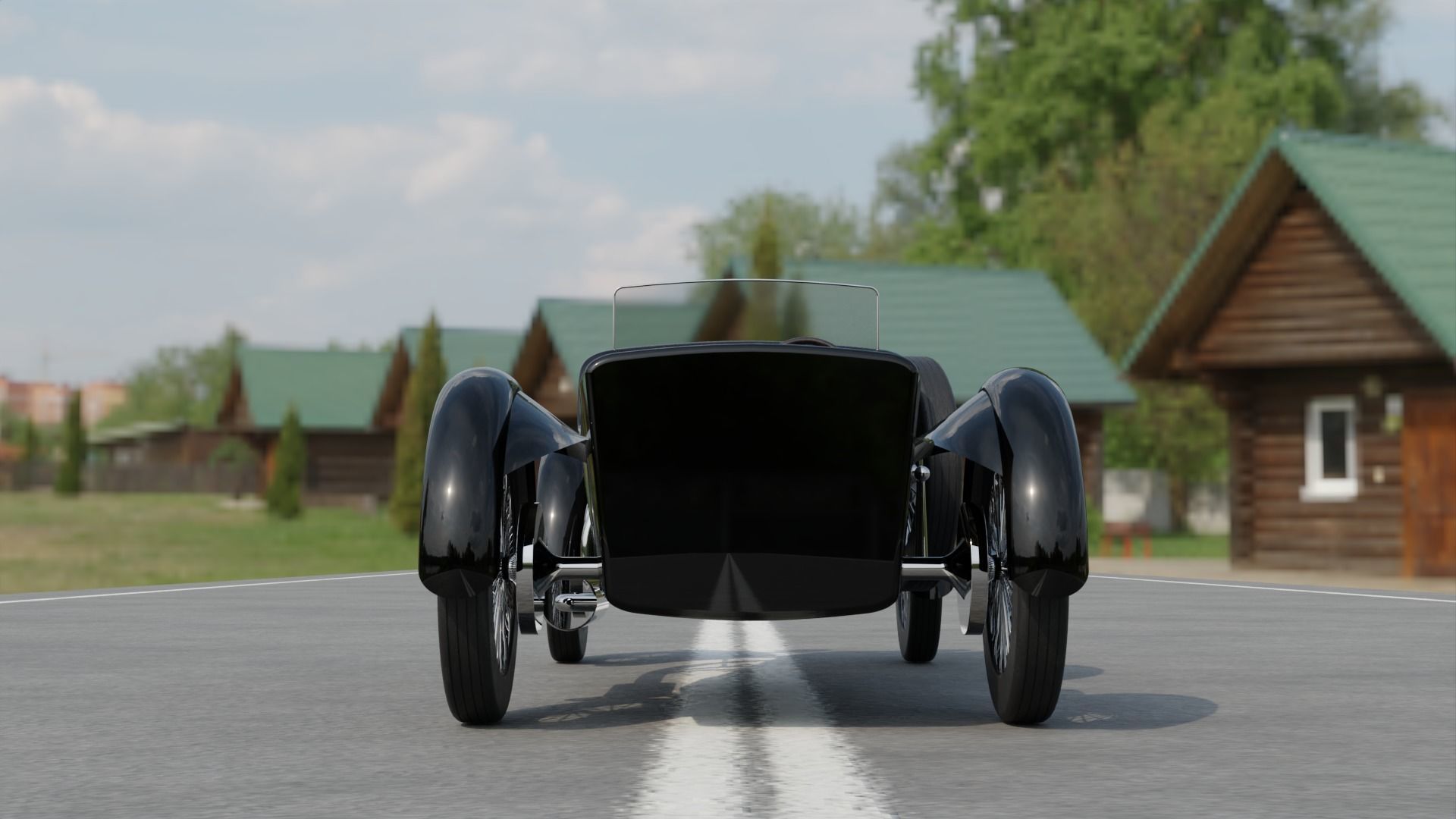3D model Frazer Nash Old car VR / AR / low-poly | CGTrader