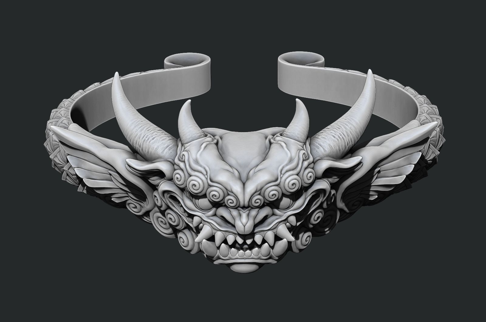 Ghost Control Bracelet Mythical Beast Bracelet 3D model | CGTrader