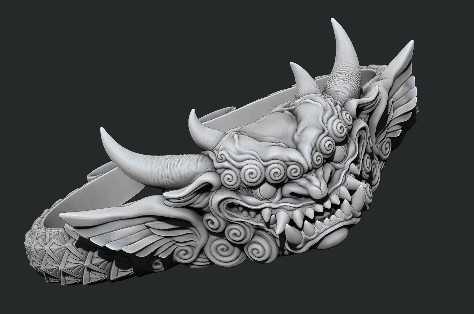 Ghost Control Bracelet Mythical Beast Bracelet 3D model | CGTrader