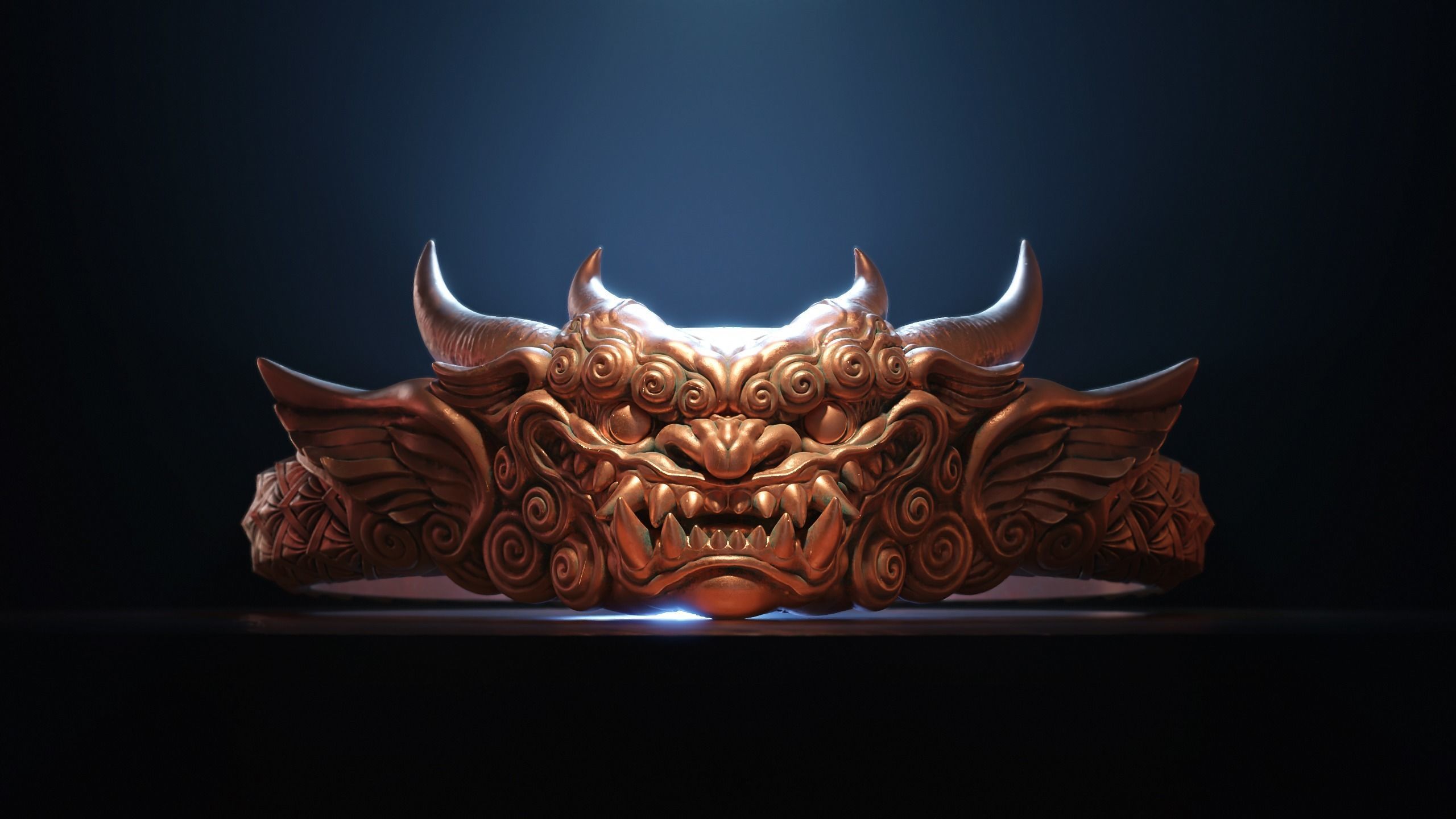 Ghost Control Bracelet Mythical Beast Bracelet 3D model | CGTrader