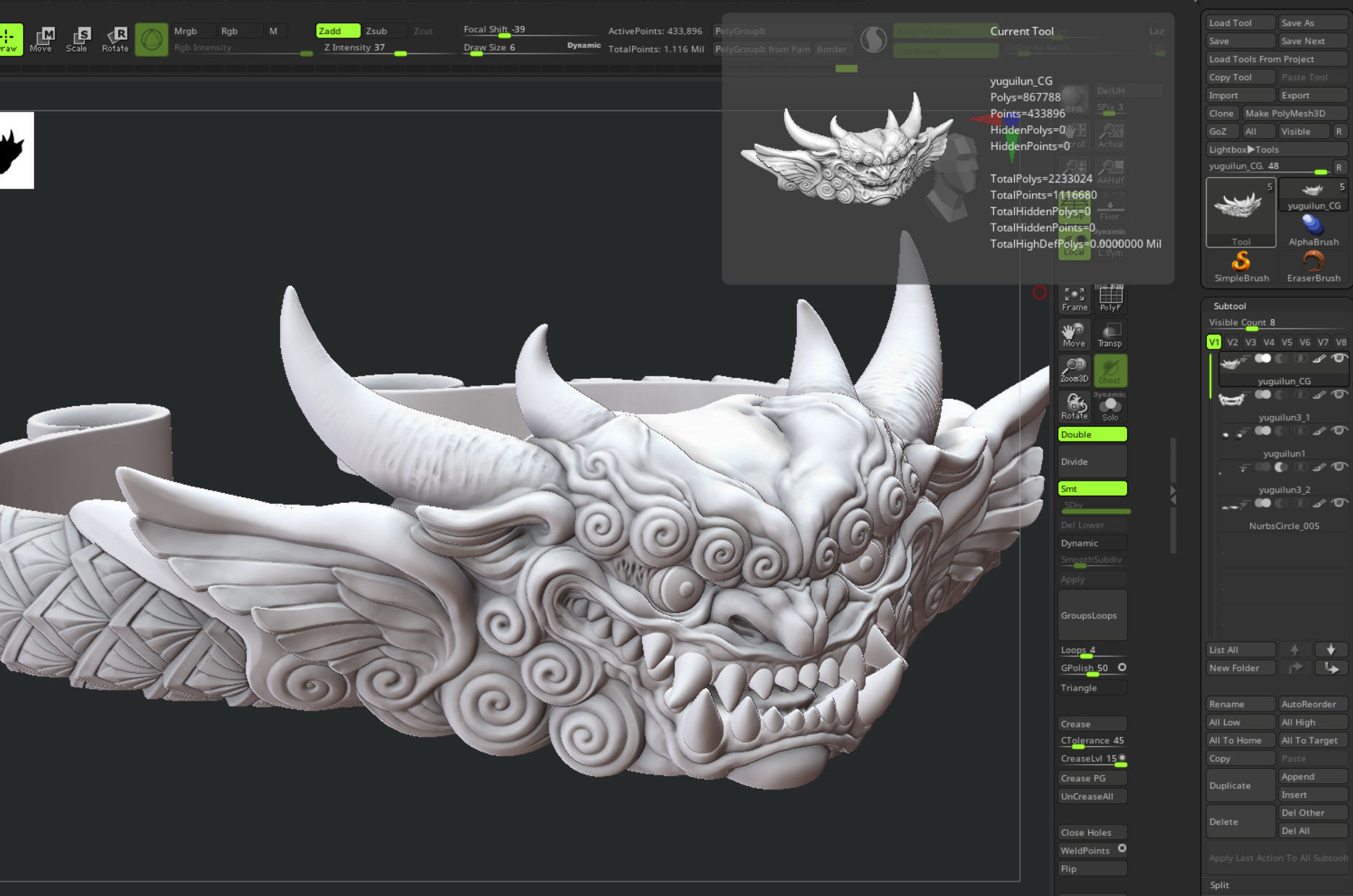 Ghost Control Bracelet Mythical Beast Bracelet 3D model | CGTrader