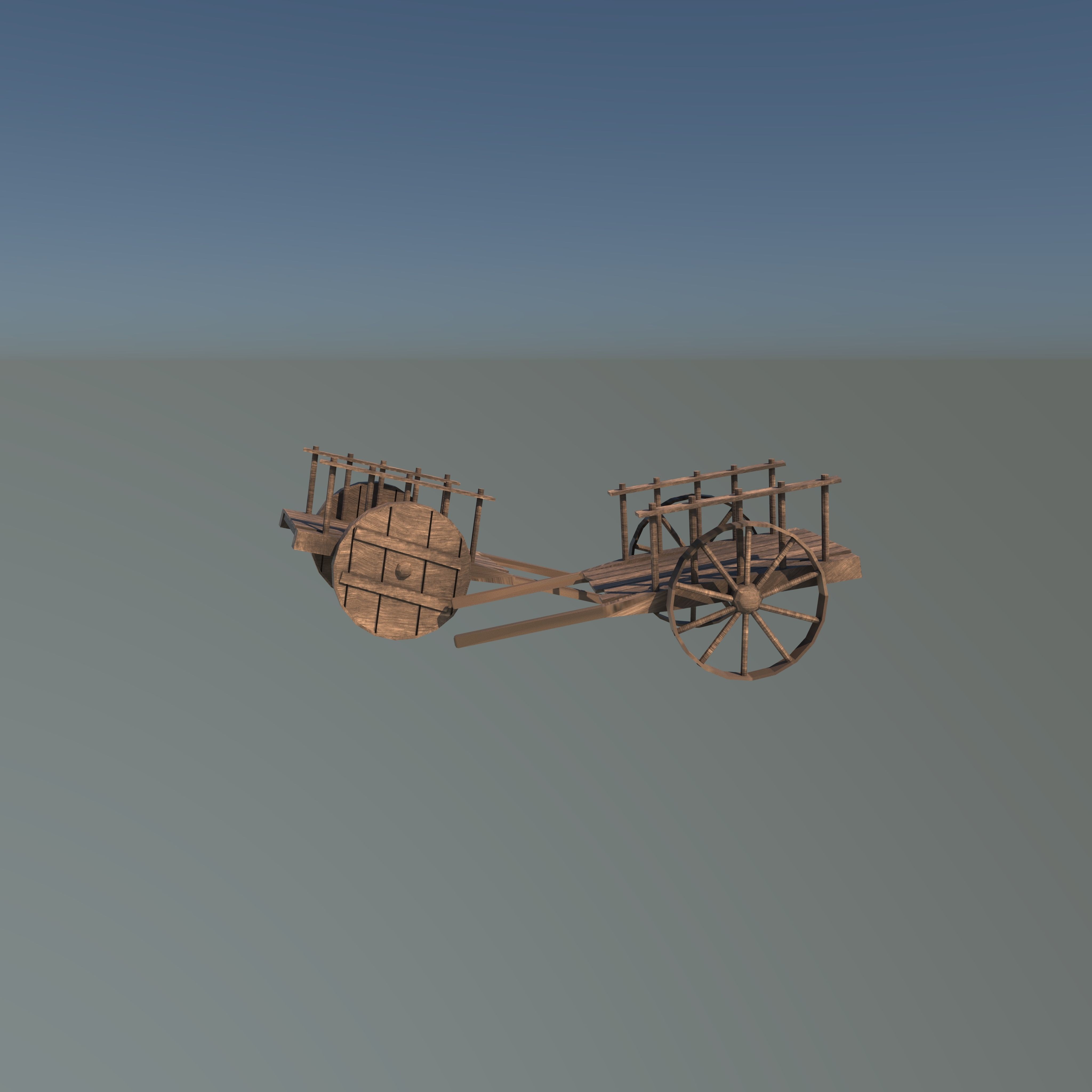 3D model trolley car VR / AR / low-poly | CGTrader