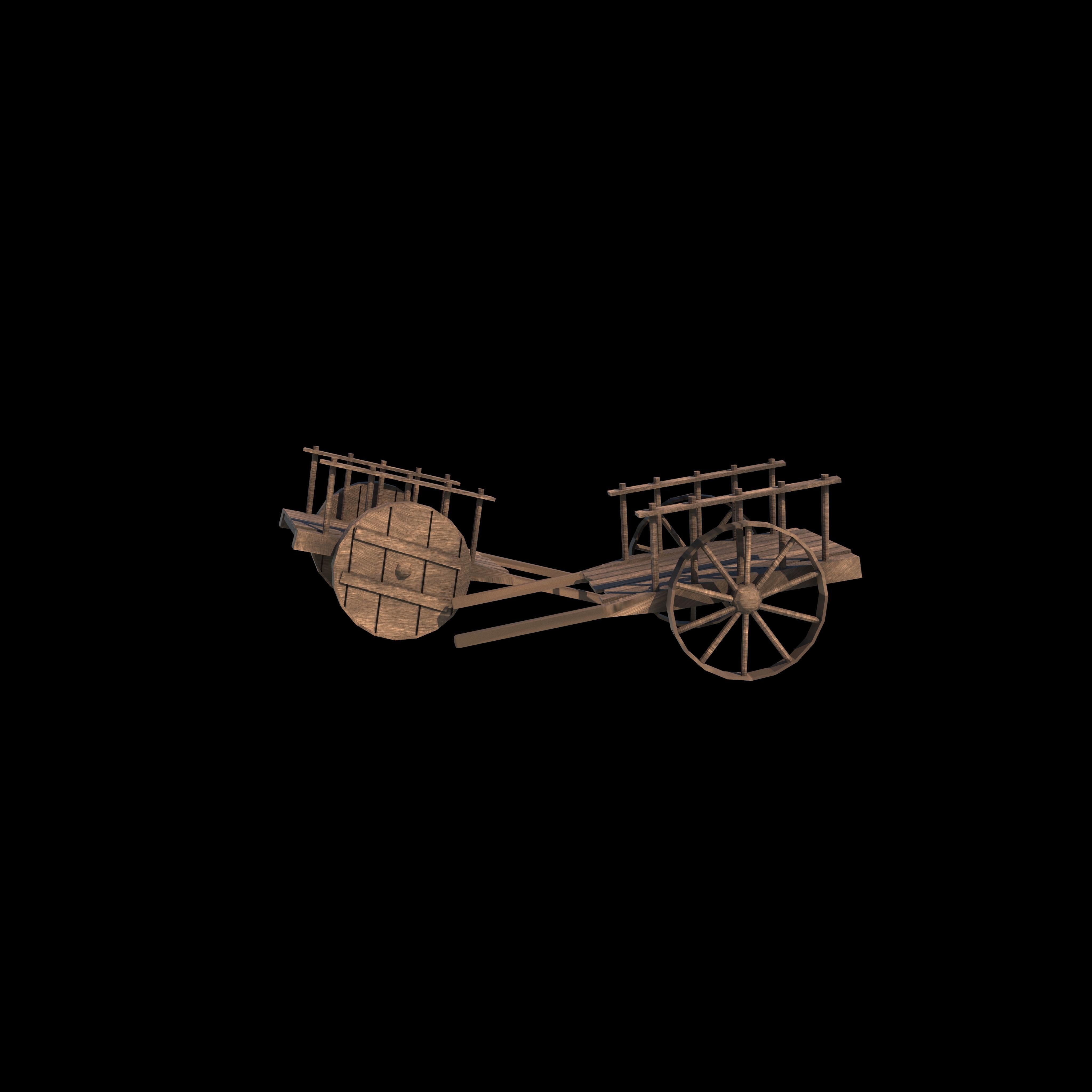 3D model trolley car VR / AR / low-poly | CGTrader