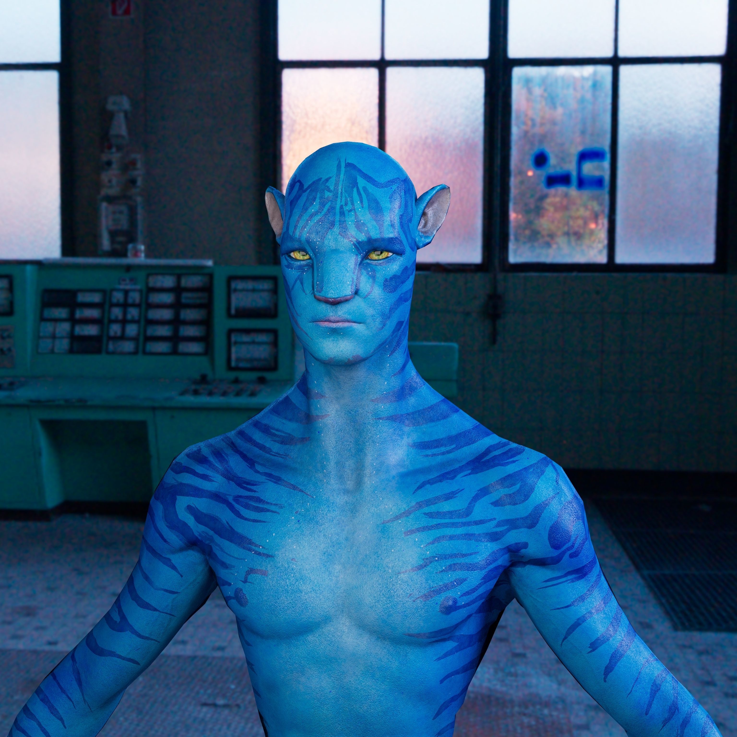 3D model Avatar Jake Sully VR / AR / low-poly | CGTrader