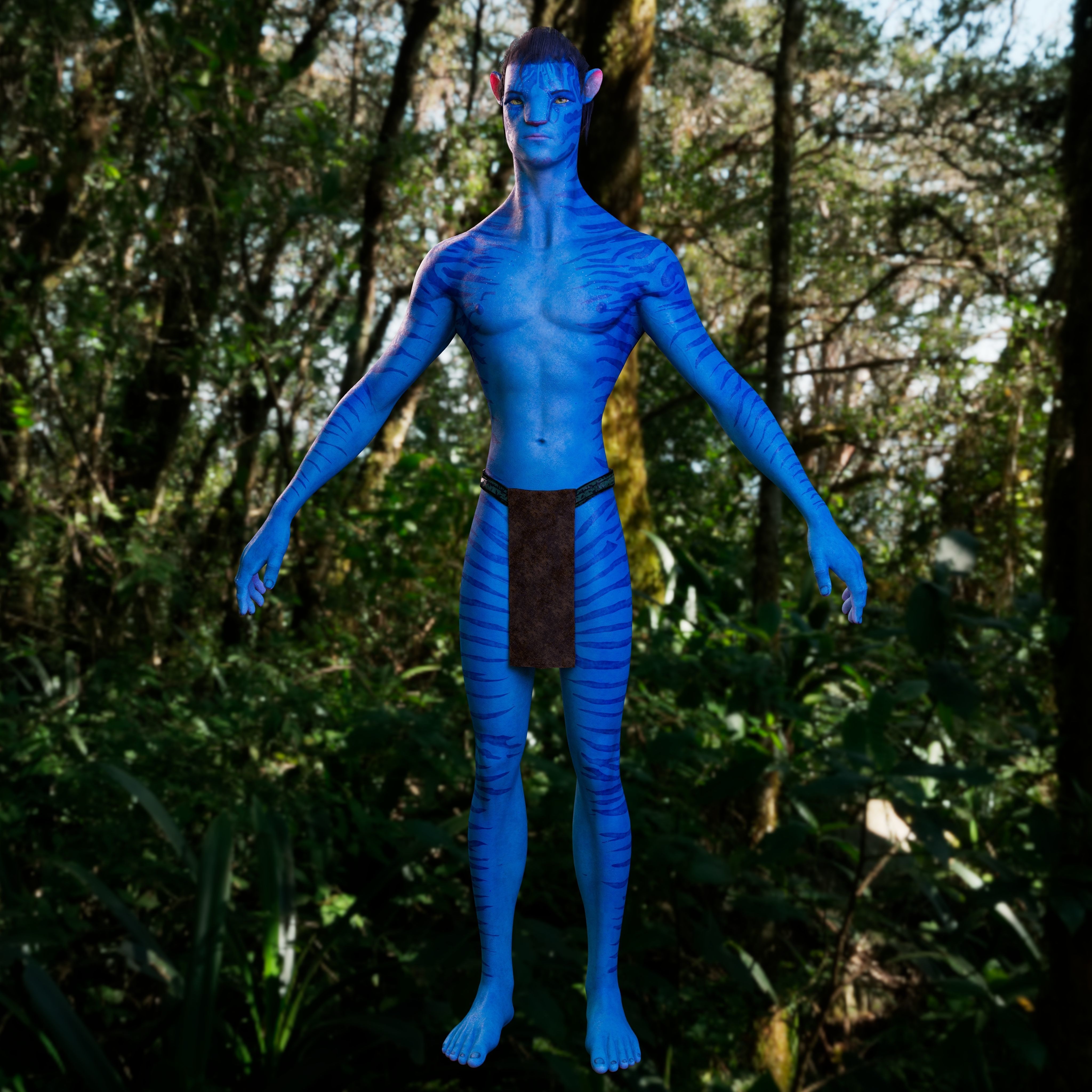 3D model Avatar Jake Sully VR / AR / low-poly | CGTrader