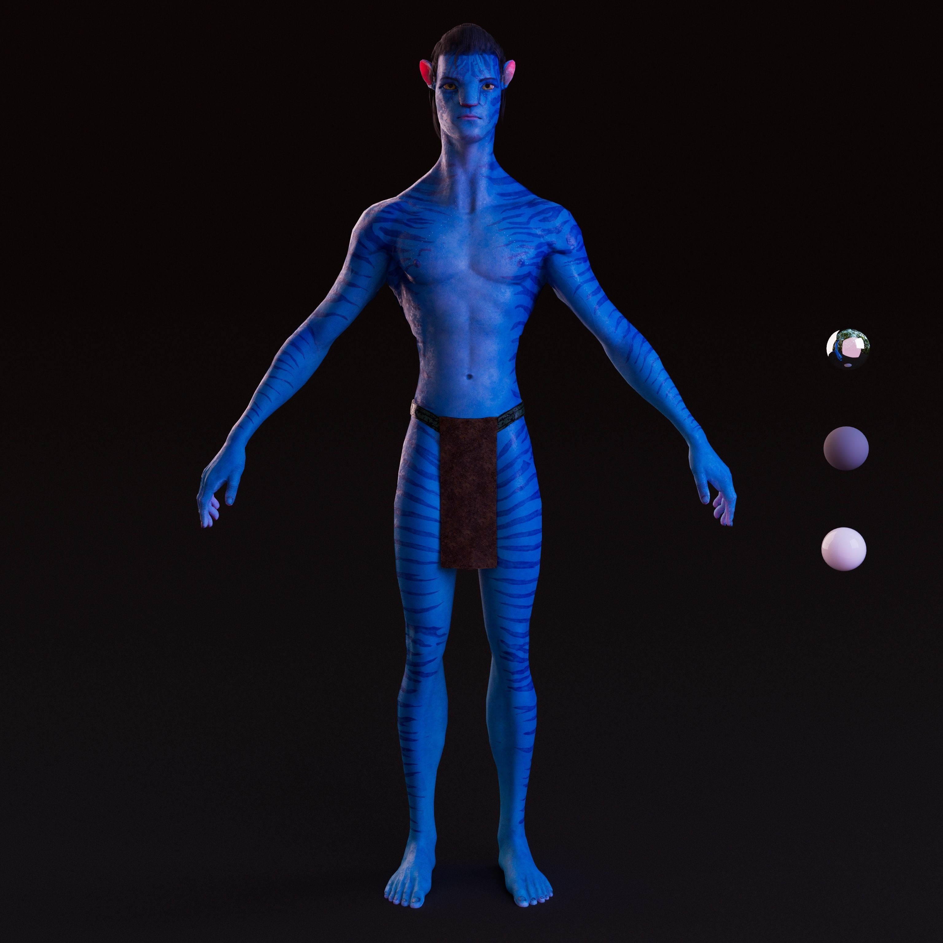 3D model Avatar Jake Sully VR / AR / low-poly | CGTrader
