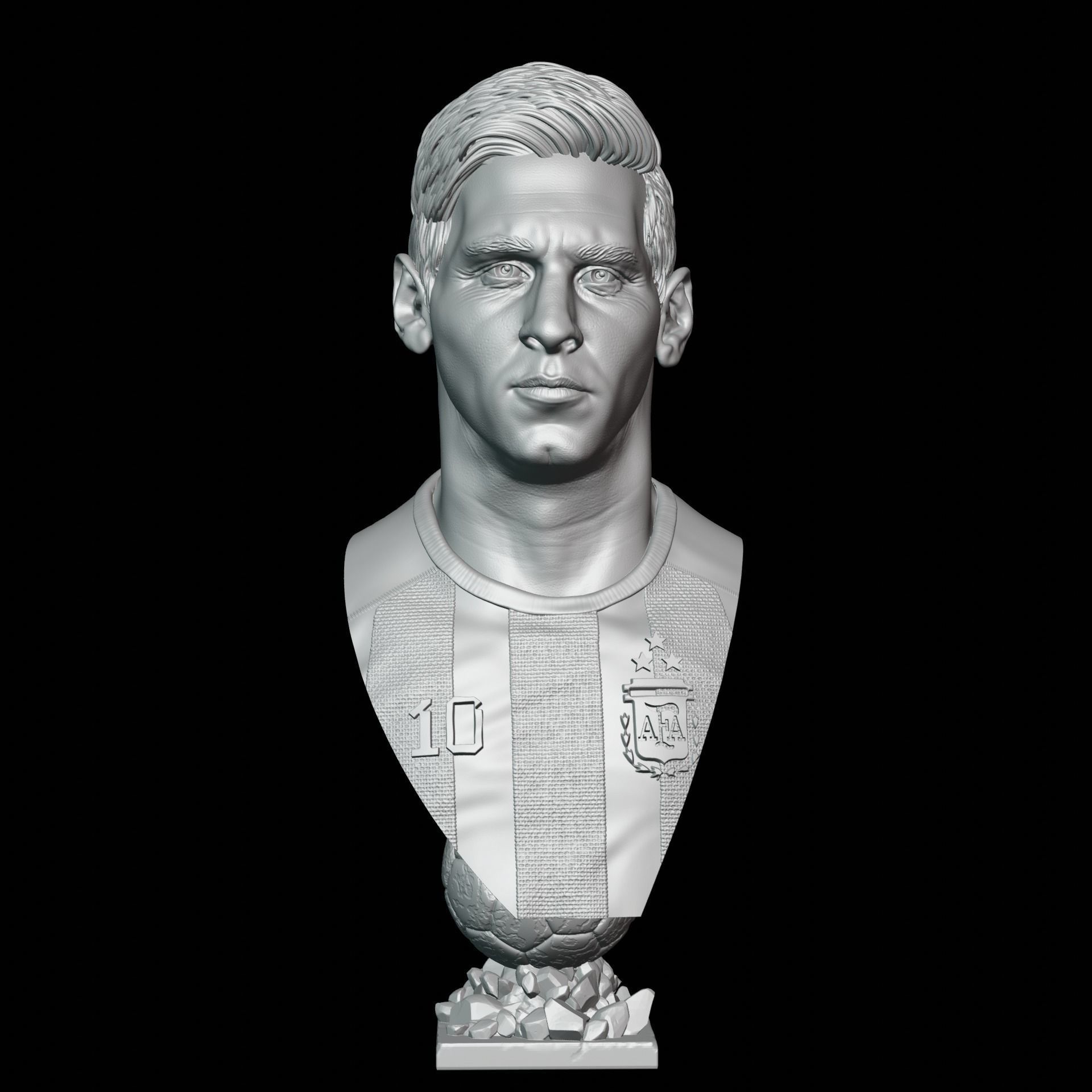 Lionel Messi for 3D printing alternative version 3D model 3D printable ...