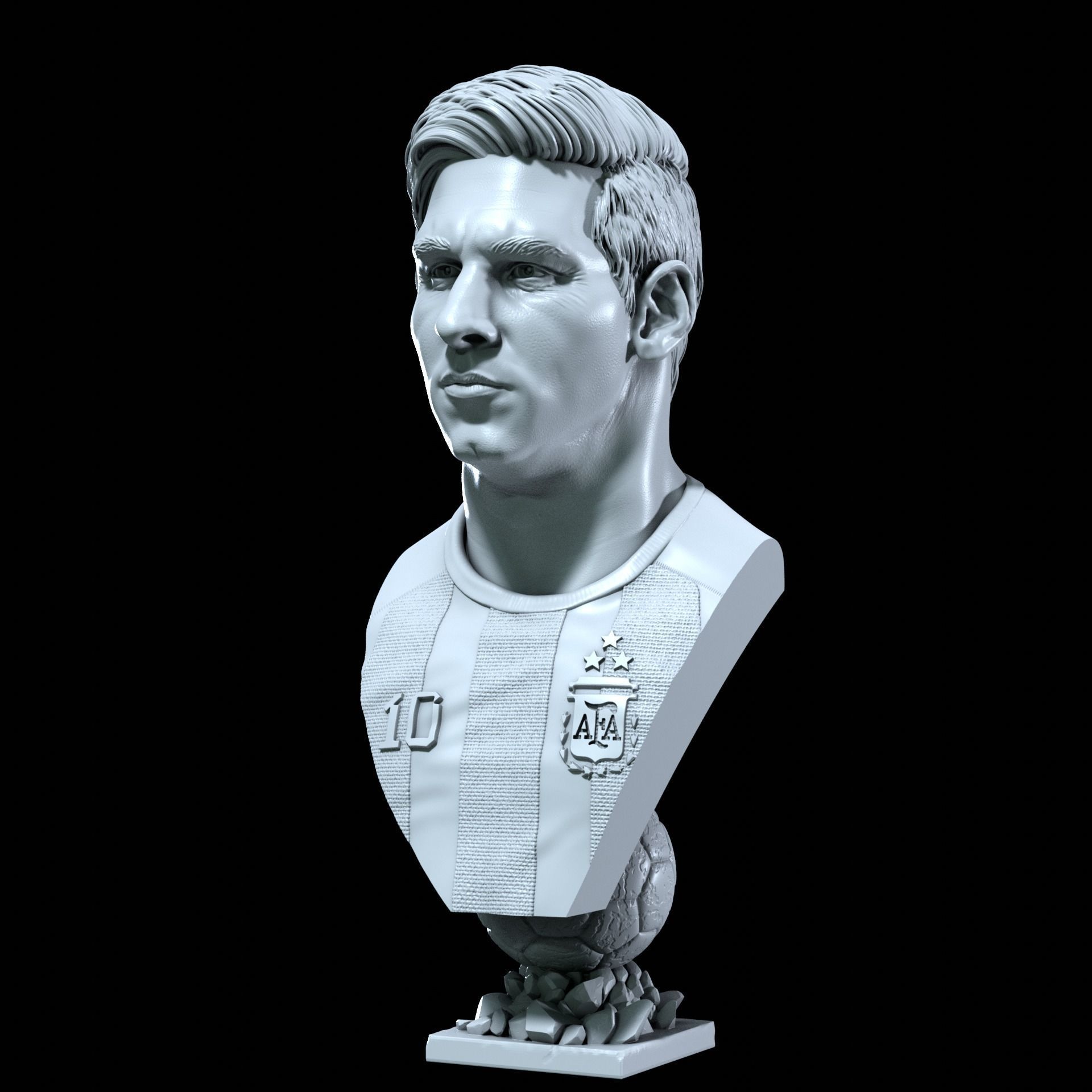 Lionel Messi for 3D printing alternative version 3D model 3D printable ...