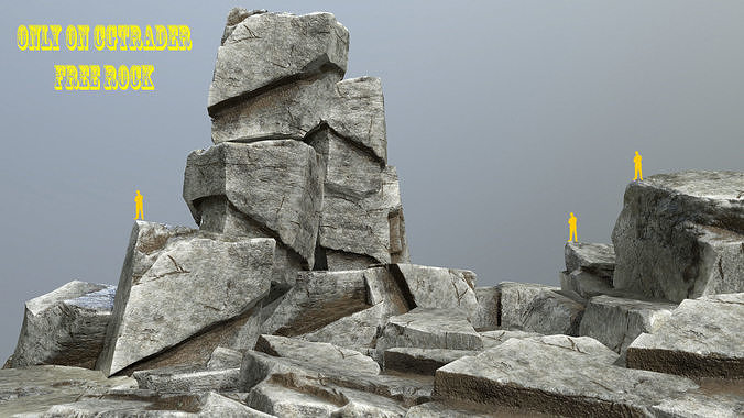 3D model free rock VR / AR / low-poly | CGTrader