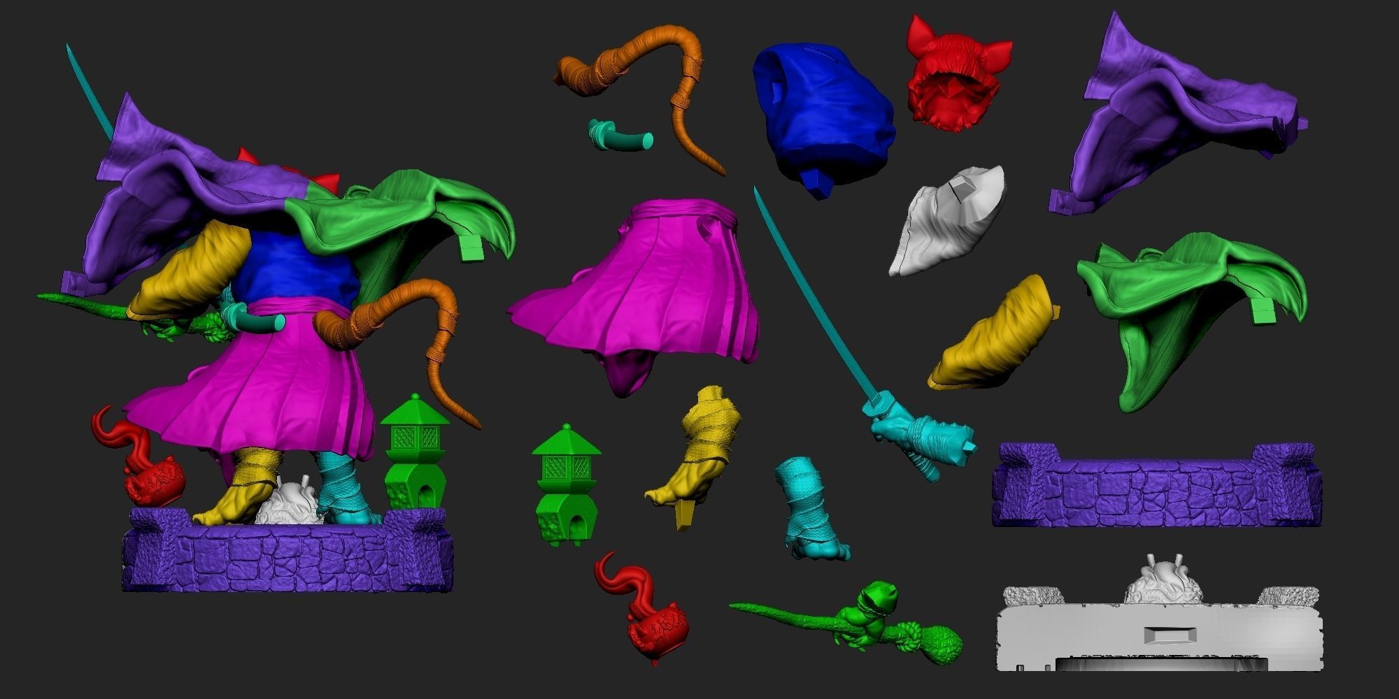 SPLINTER V2 BY CREATIVE GEEK MB 3D model 3D printable | CGTrader