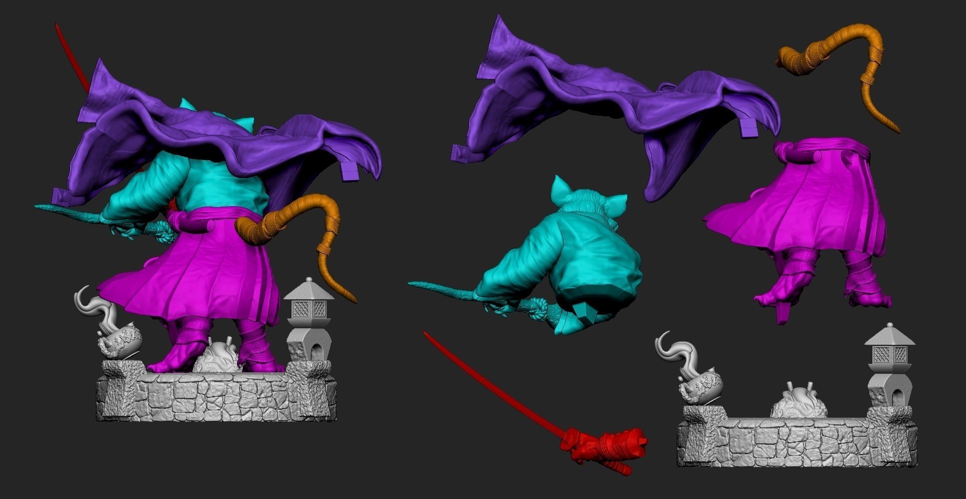 SPLINTER V2 BY CREATIVE GEEK MB 3D model 3D printable | CGTrader