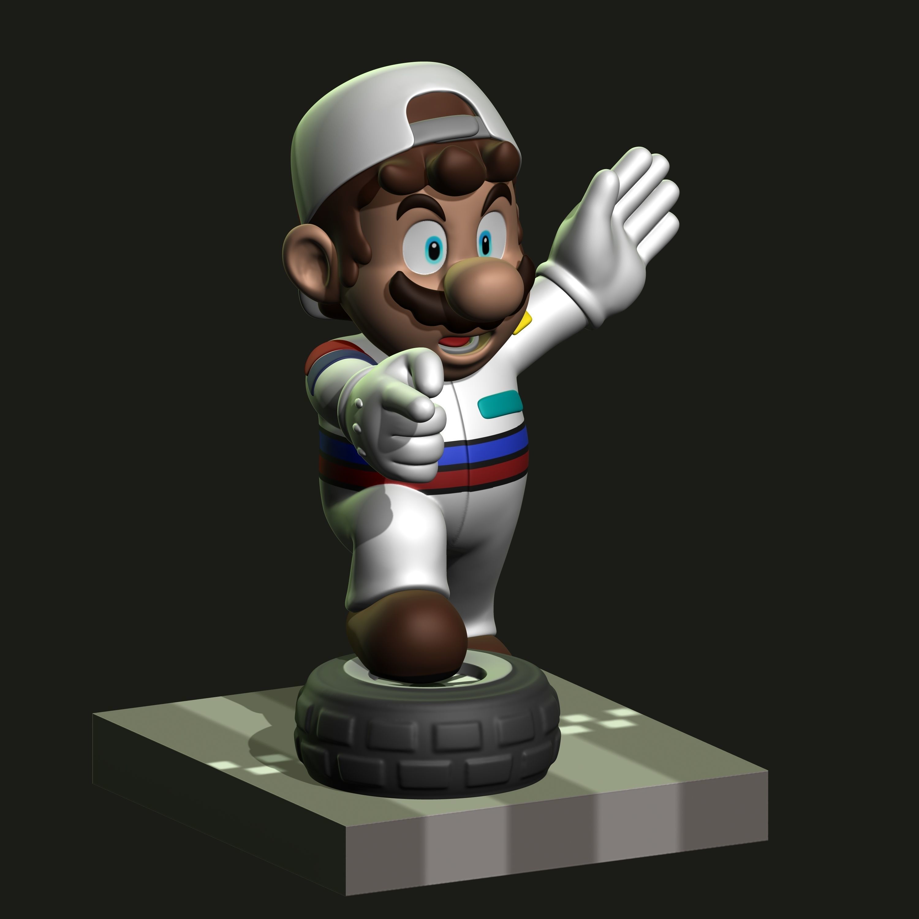 Mario Bros - Mario Mechanic 3D model 3D printable | CGTrader