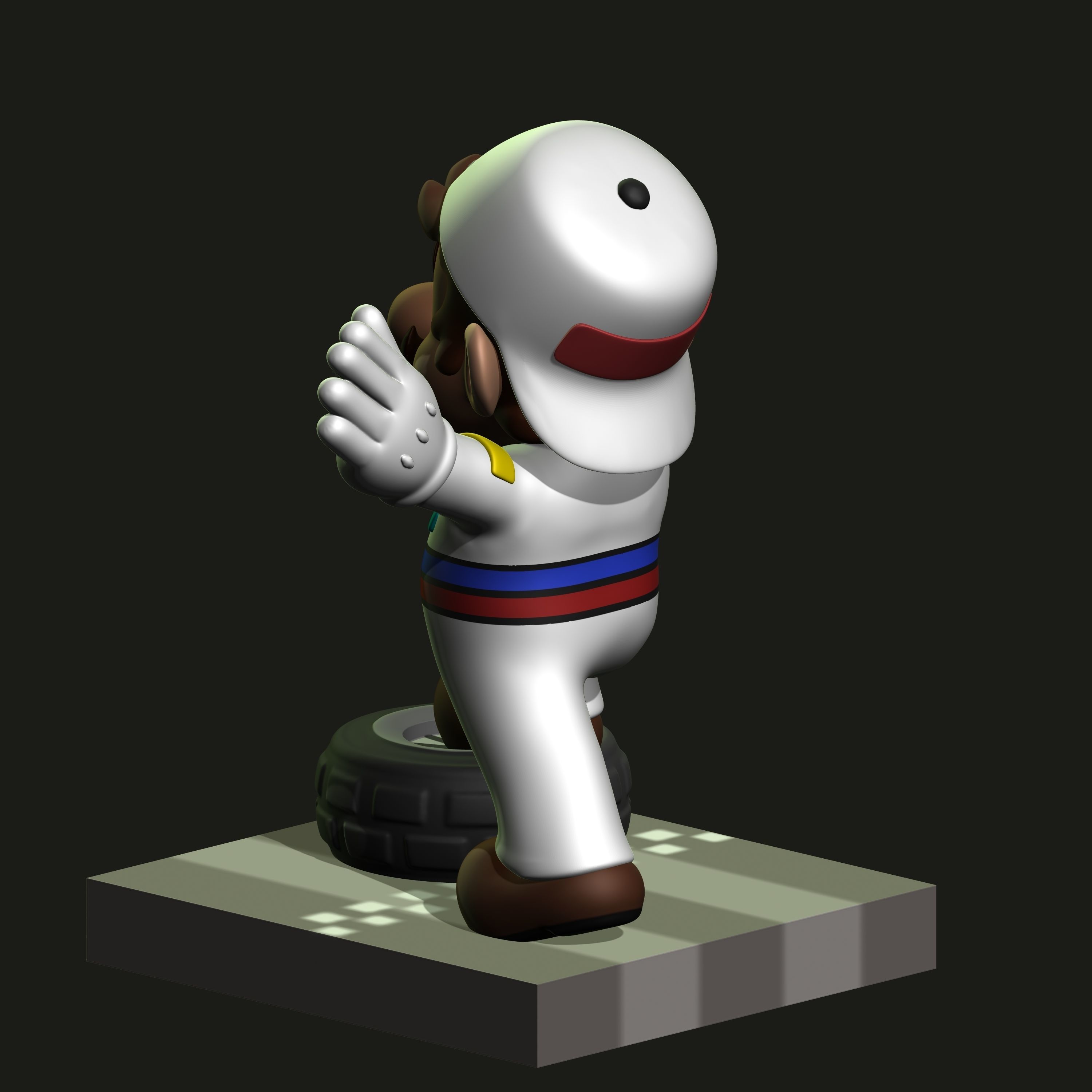 Mario Bros - Mario Mechanic 3D model 3D printable | CGTrader