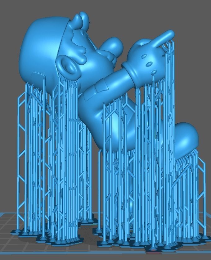 Mario Bros - Mario Mechanic 3D model 3D printable | CGTrader