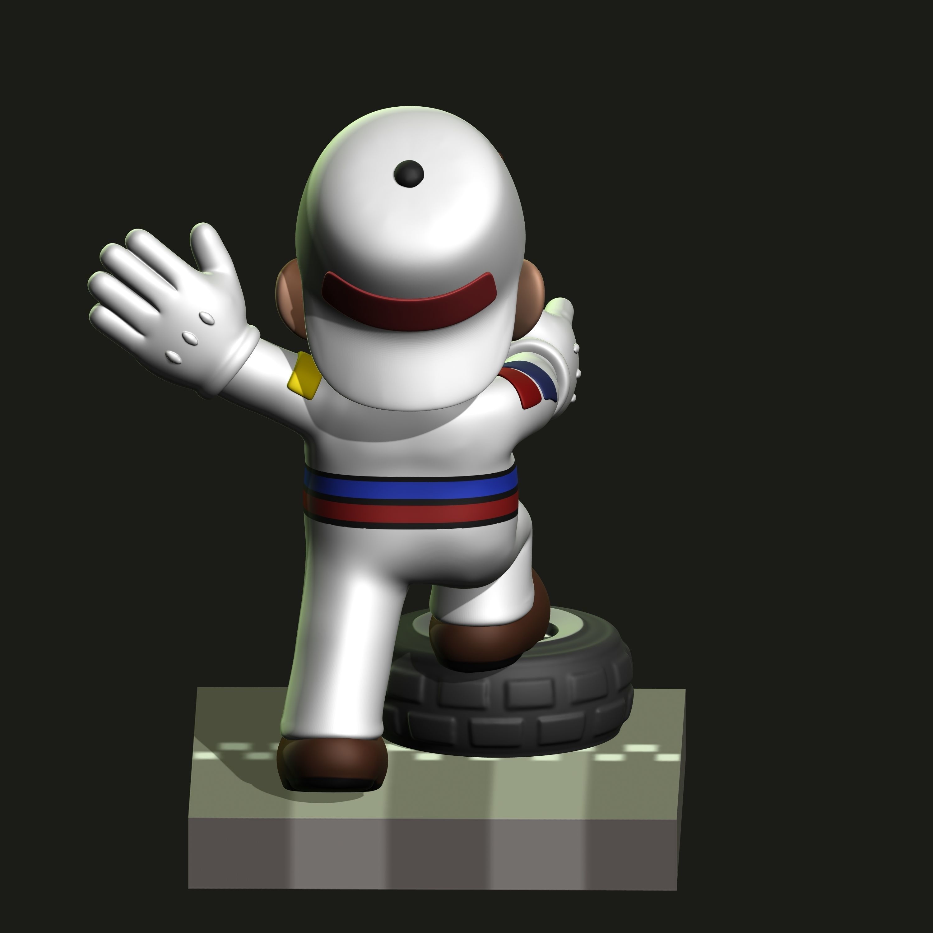 Mario Bros - Mario Mechanic 3D model 3D printable | CGTrader