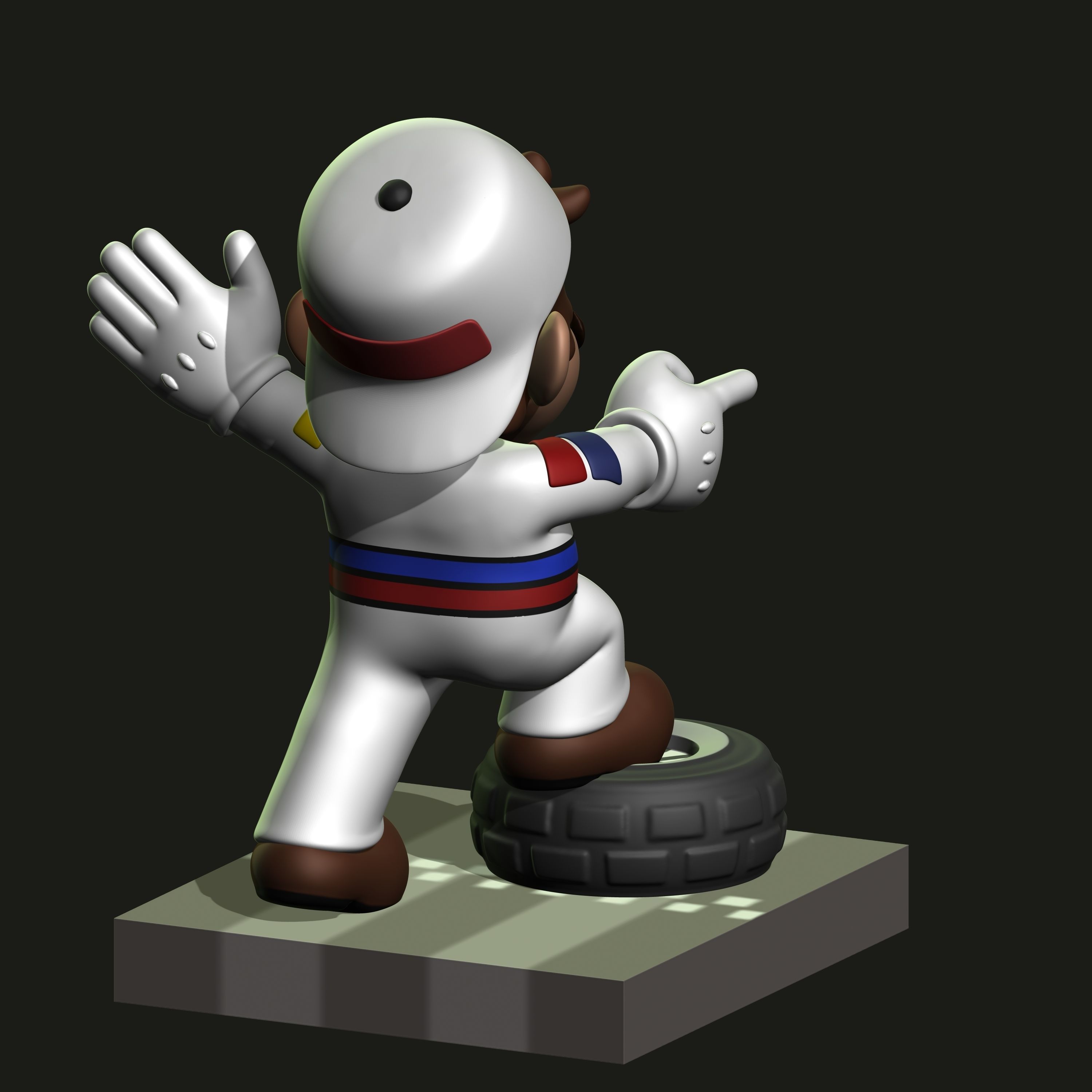 Mario Bros - Mario Mechanic 3D model 3D printable | CGTrader