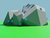 3D model 11 MODELS - Low-Poly Game Ready Sapphire Ore VR / AR / low ...