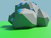3D model 11 MODELS - Low-Poly Game Ready Sapphire Ore VR / AR / low ...