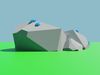 3D model 11 MODELS - Low-Poly Game Ready Sapphire Ore VR / AR / low ...