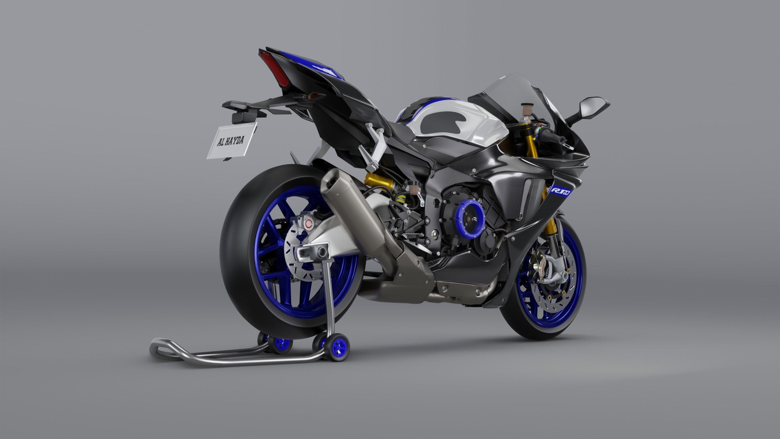 3D model Yamaha R1M 2021 VR / AR / low-poly | CGTrader