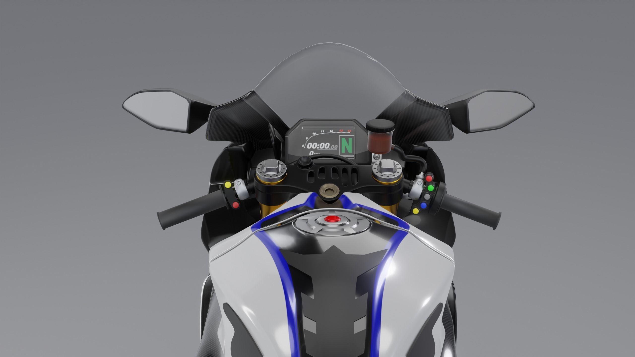 3D model Yamaha R1M 2021 VR / AR / low-poly | CGTrader