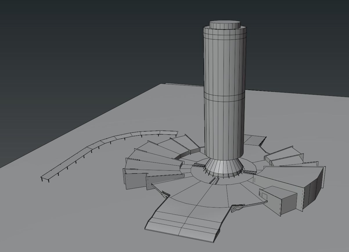 3D model Kinabalu and Tun Mustapha Tower 3D model VR / AR / low-poly ...