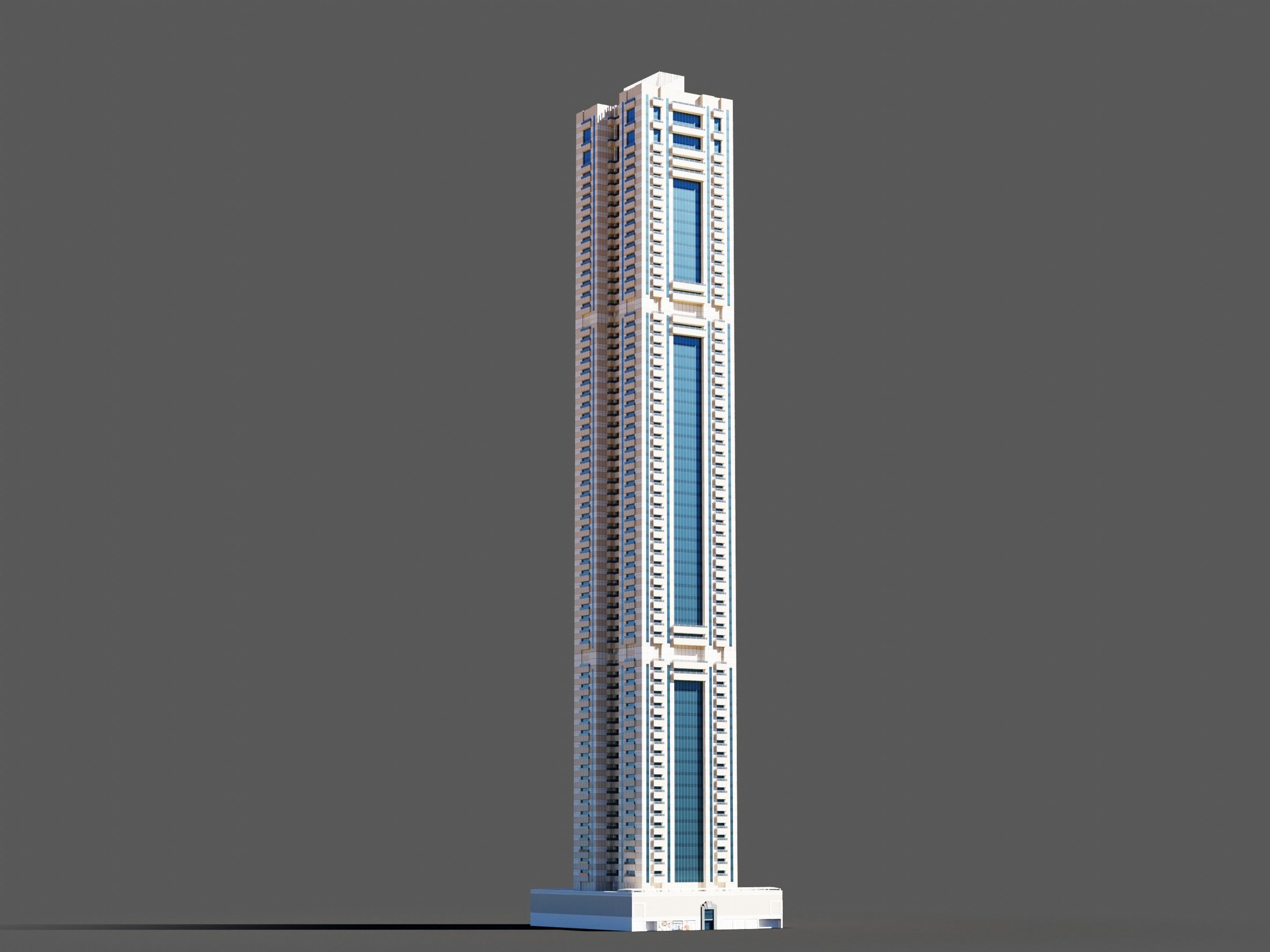 Sulafa Tower - Dubai marina 3D model | CGTrader