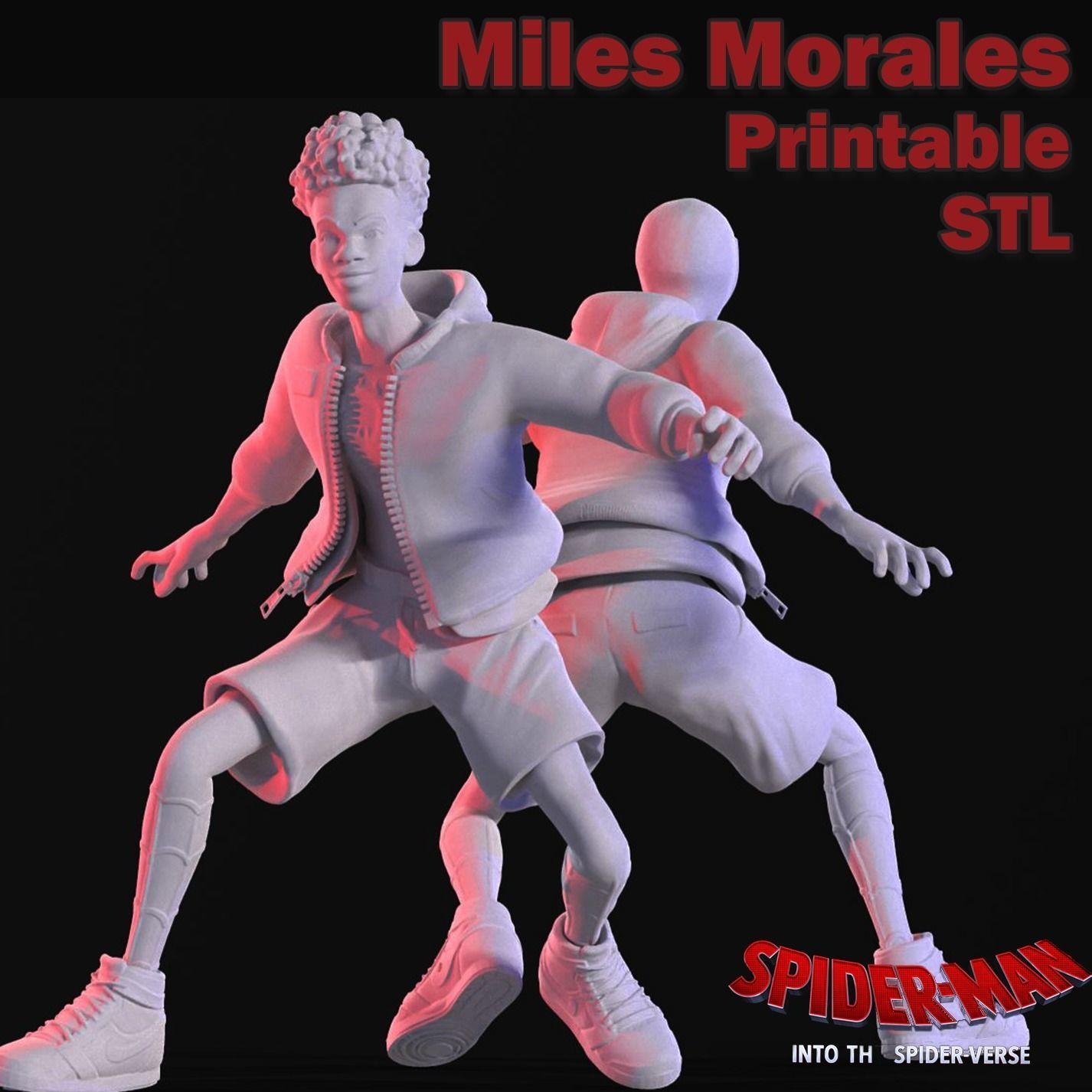 Miles Morales Across the SpiderVerse Printable 3D model 3D printable ...
