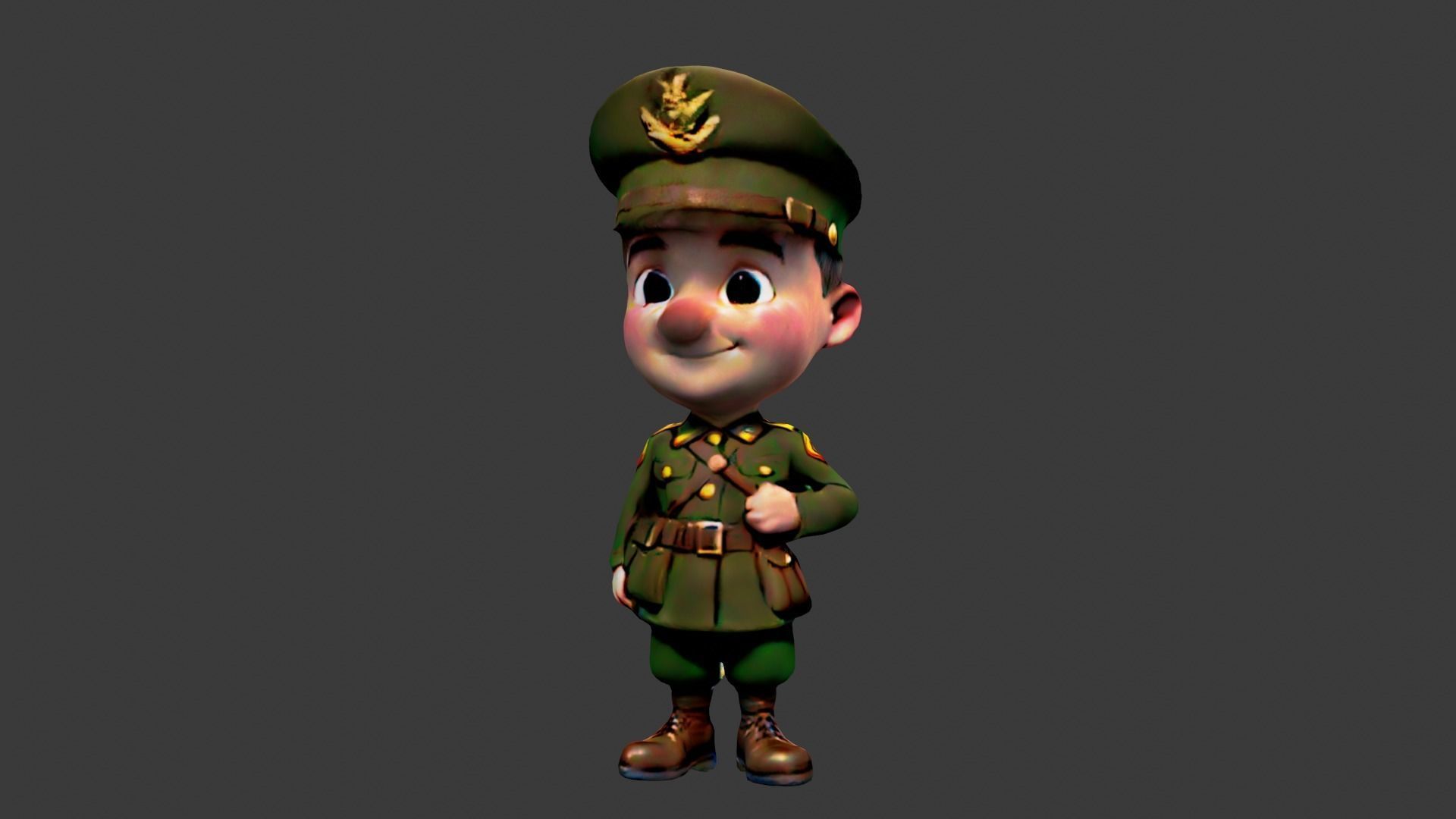 3D model World War II Soldier VR / AR / low-poly | CGTrader