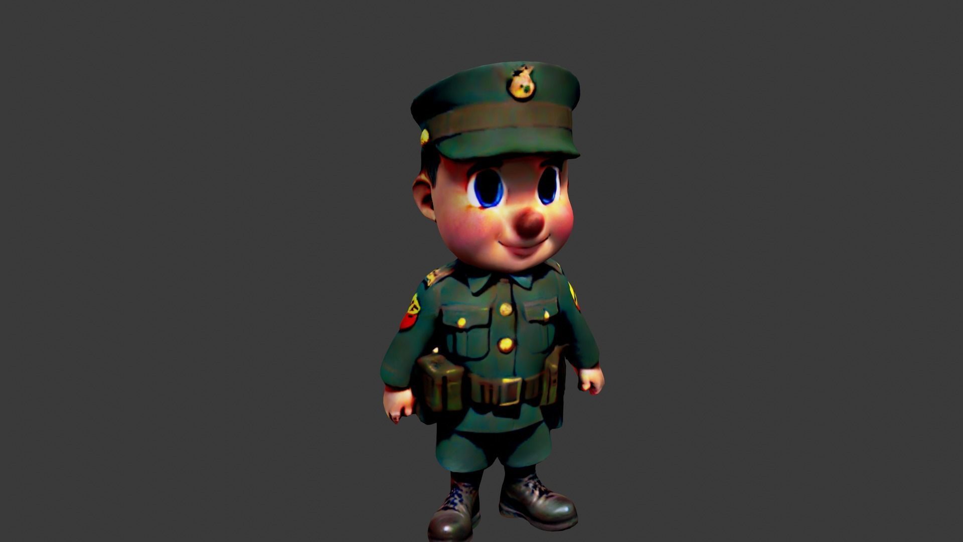 3D model World War I Commander VR / AR / low-poly | CGTrader