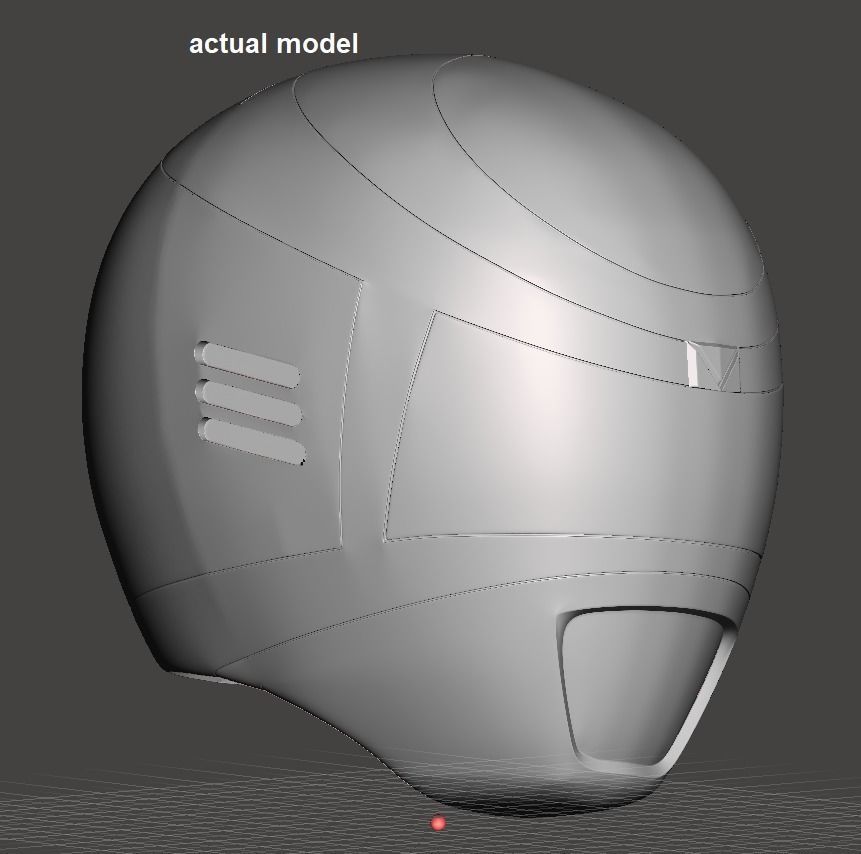 Power Rangers In Space Blue Ranger helmet 3D model 3D printable | CGTrader