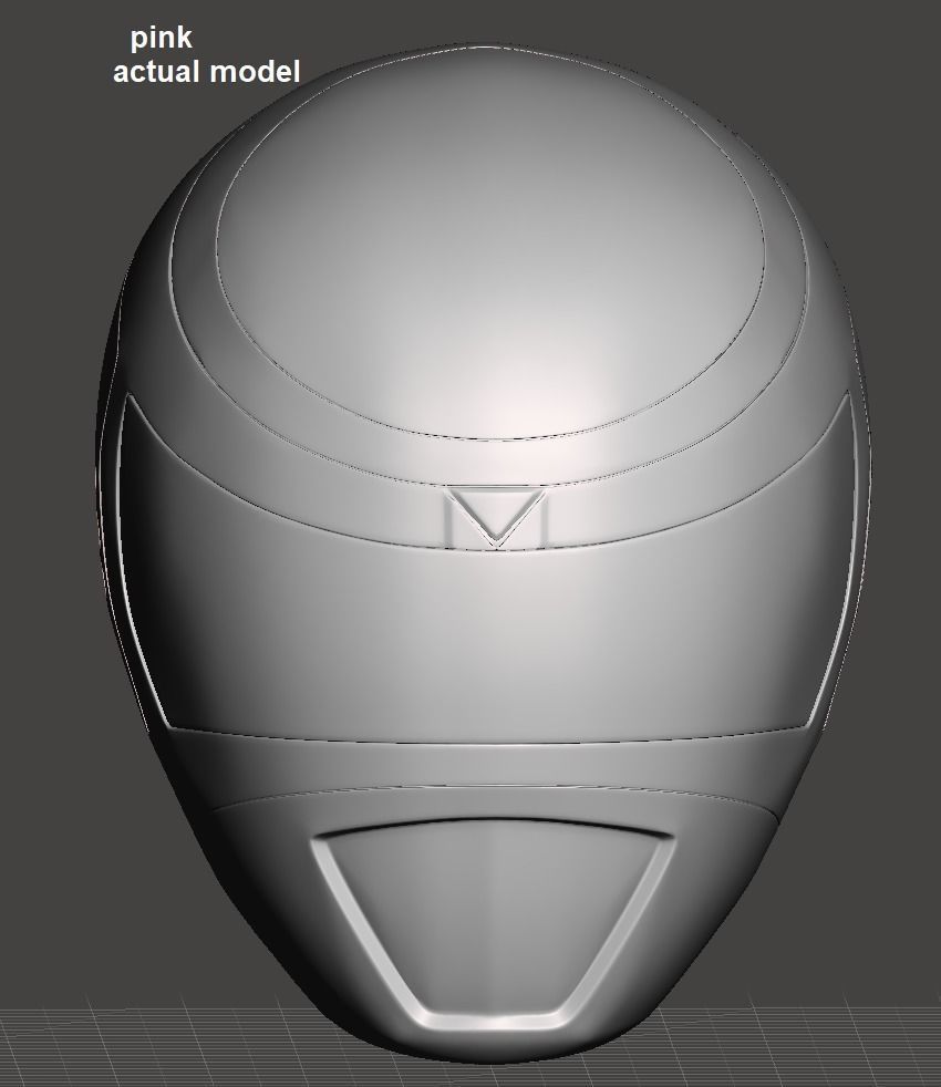 Power Rangers In Space Pink Ranger helmet 3D model 3D printable | CGTrader