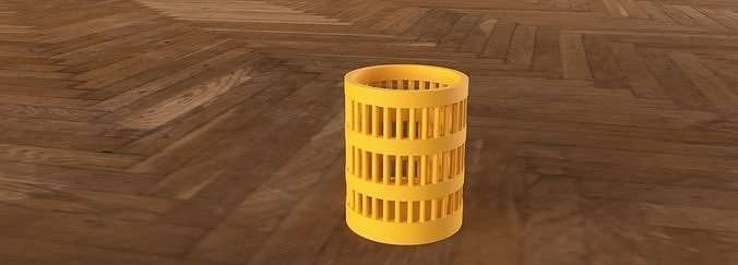 Sleek and Modern 3D-Printed Pen Holder Design 3D model 3D printable ...