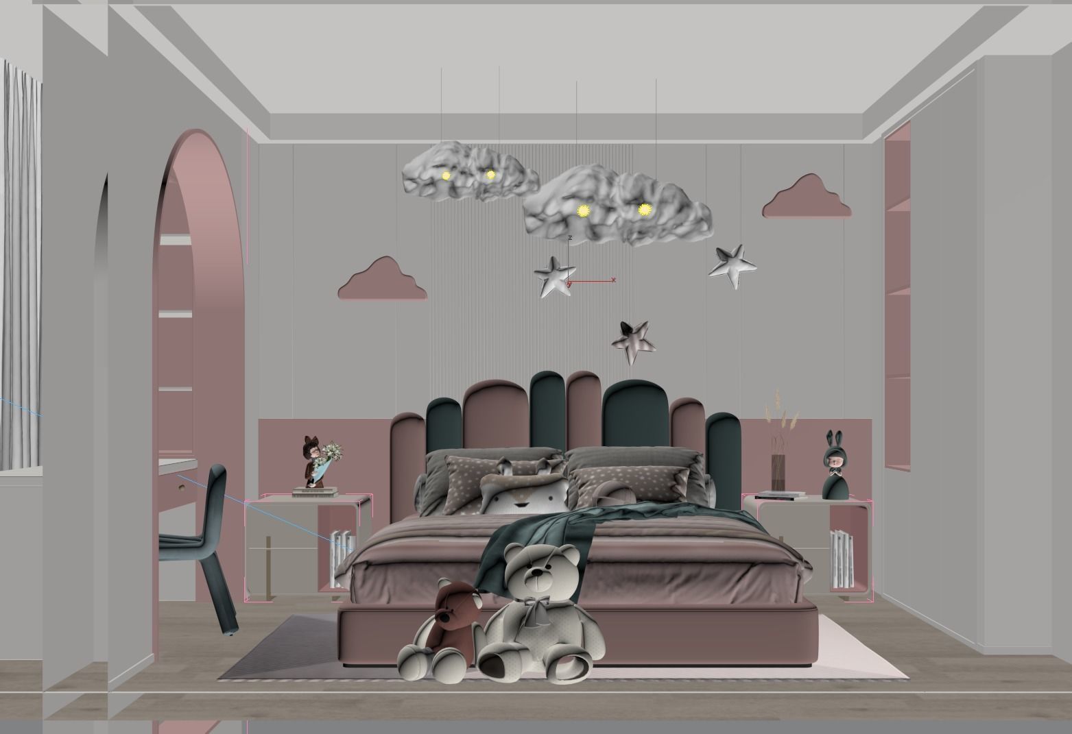 bedroom free 3D model | CGTrader